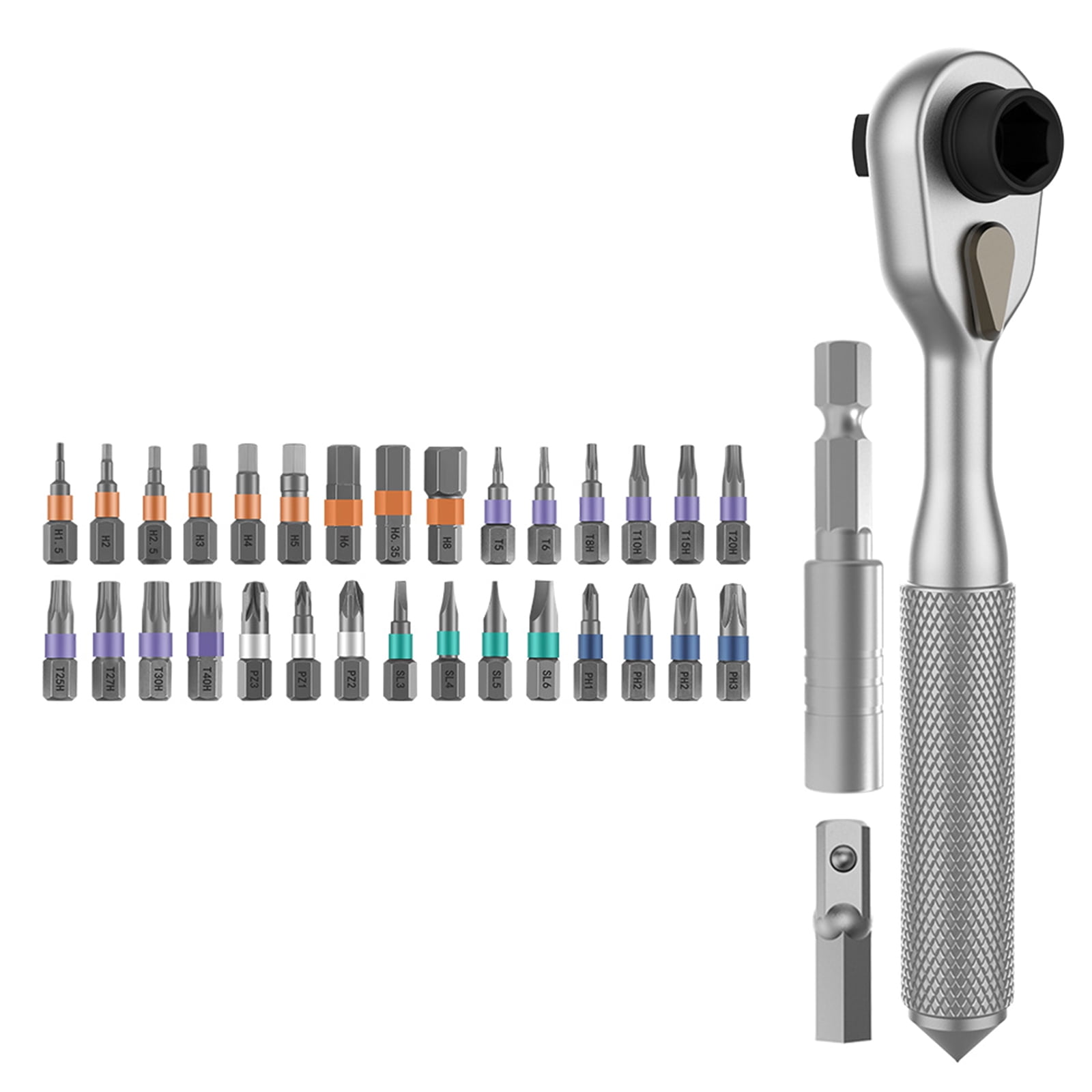 Ladaidra Brown fhgksm 42 In 1 Ratchets Socket Set Wrench Car Maintenance Combination - Walmart.com