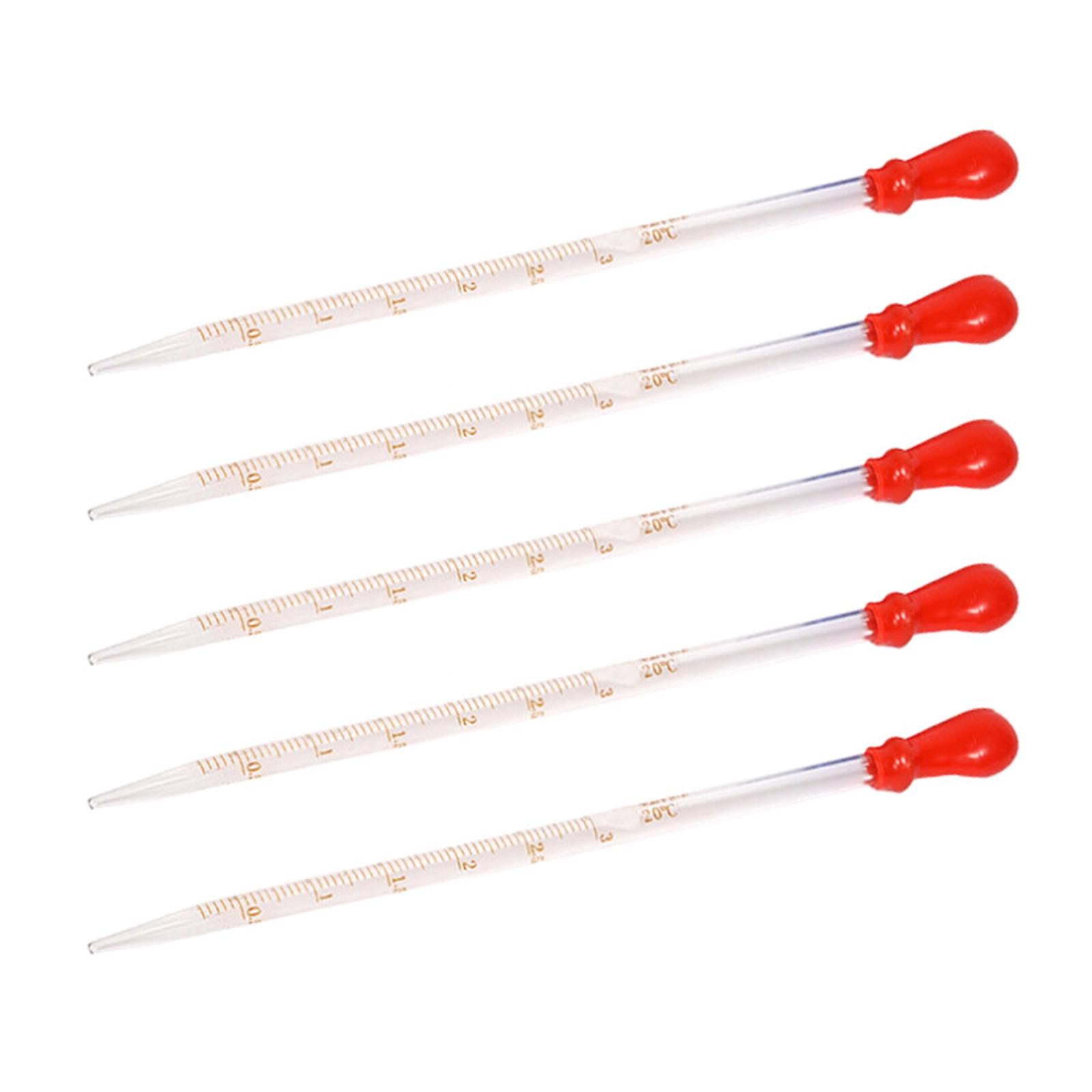 Ladaidra Brown fhgksm 5 Pieces Glass Pipette Dropper Liquid Pipettes ...
