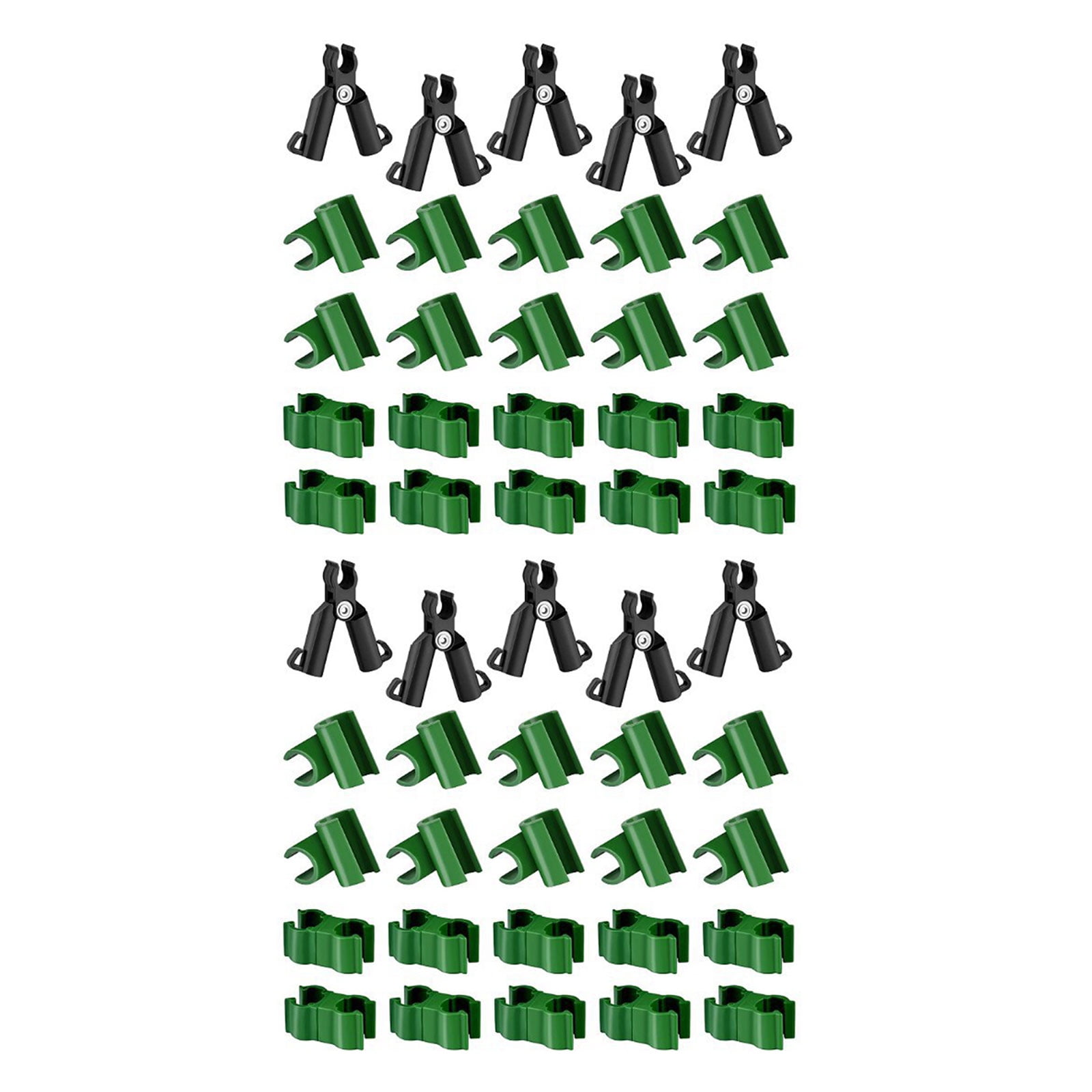 Ladaidra Brown fhgksm 50Pcs Garden Plant Connectors Clip Rotatable Rod ...