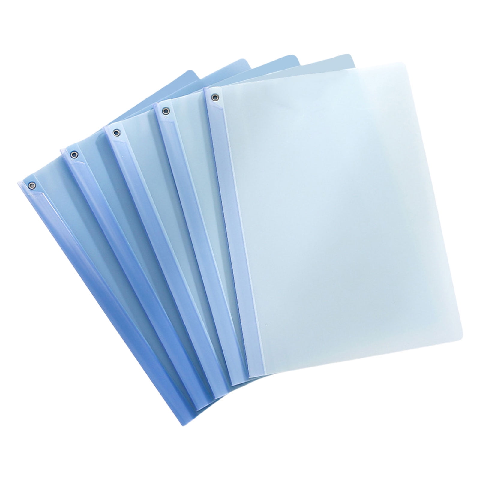 Ladaidra Brown fhgksm 5Pcs Clear File Sleeve with Long Clamp Document ...