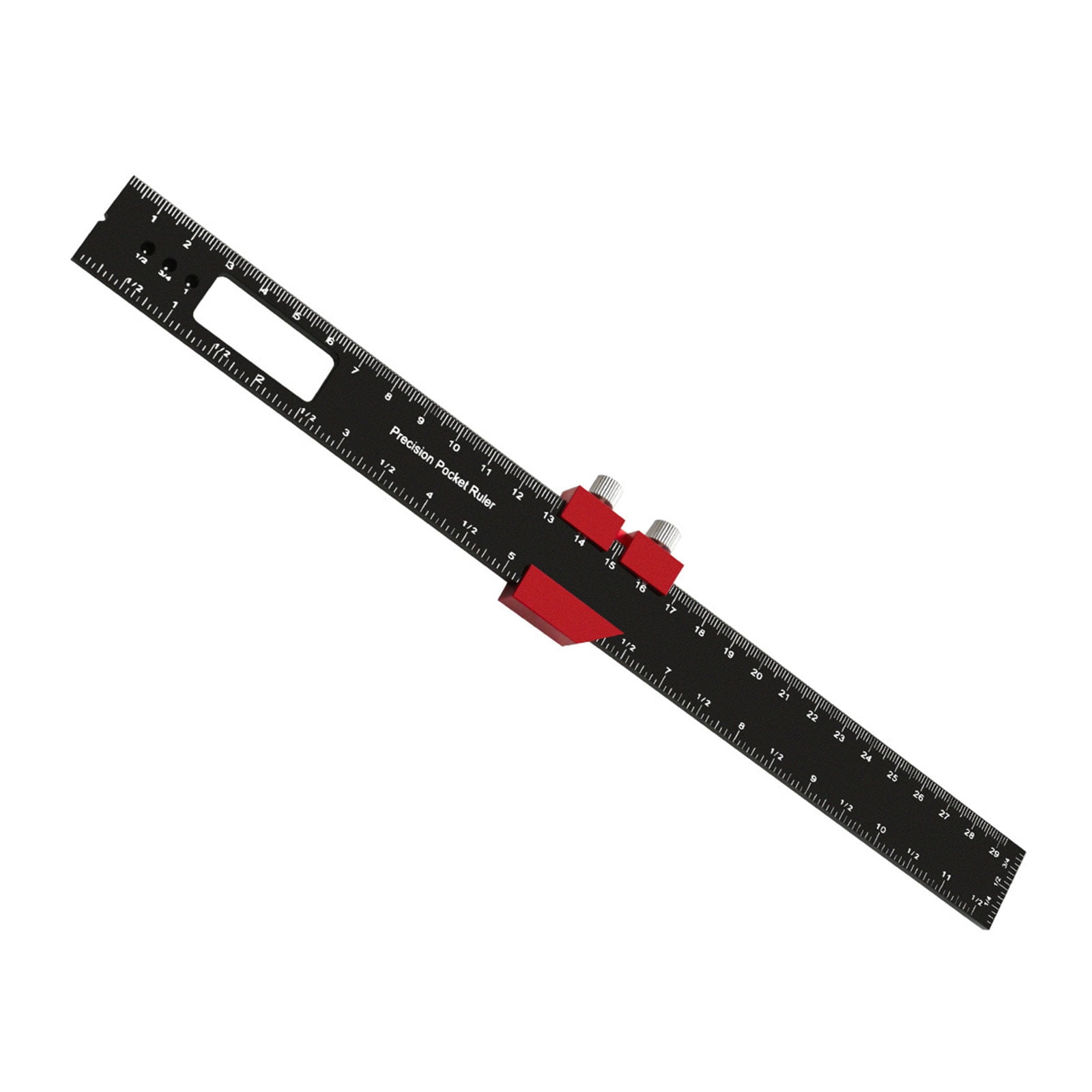 Ladaidra Brown fhgksm 6/8/12Inch Woodworking Ruler Aluminum Slide Ruler ...