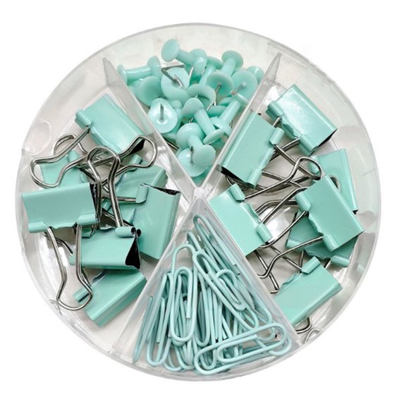 Ladaidra Brown fhgksm 62/116Pcs Paper Clips Dovetails Binder Clips Push ...