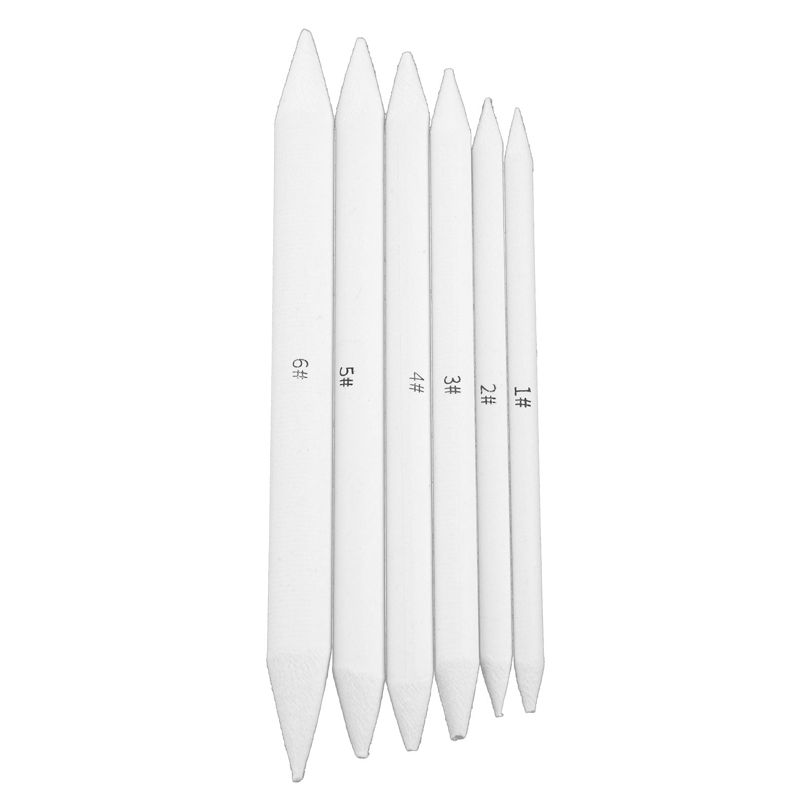 Ladaidra Brown fhgksm 6pcs Blending Tortillon Stump Sketch 6 Sizes Art ...