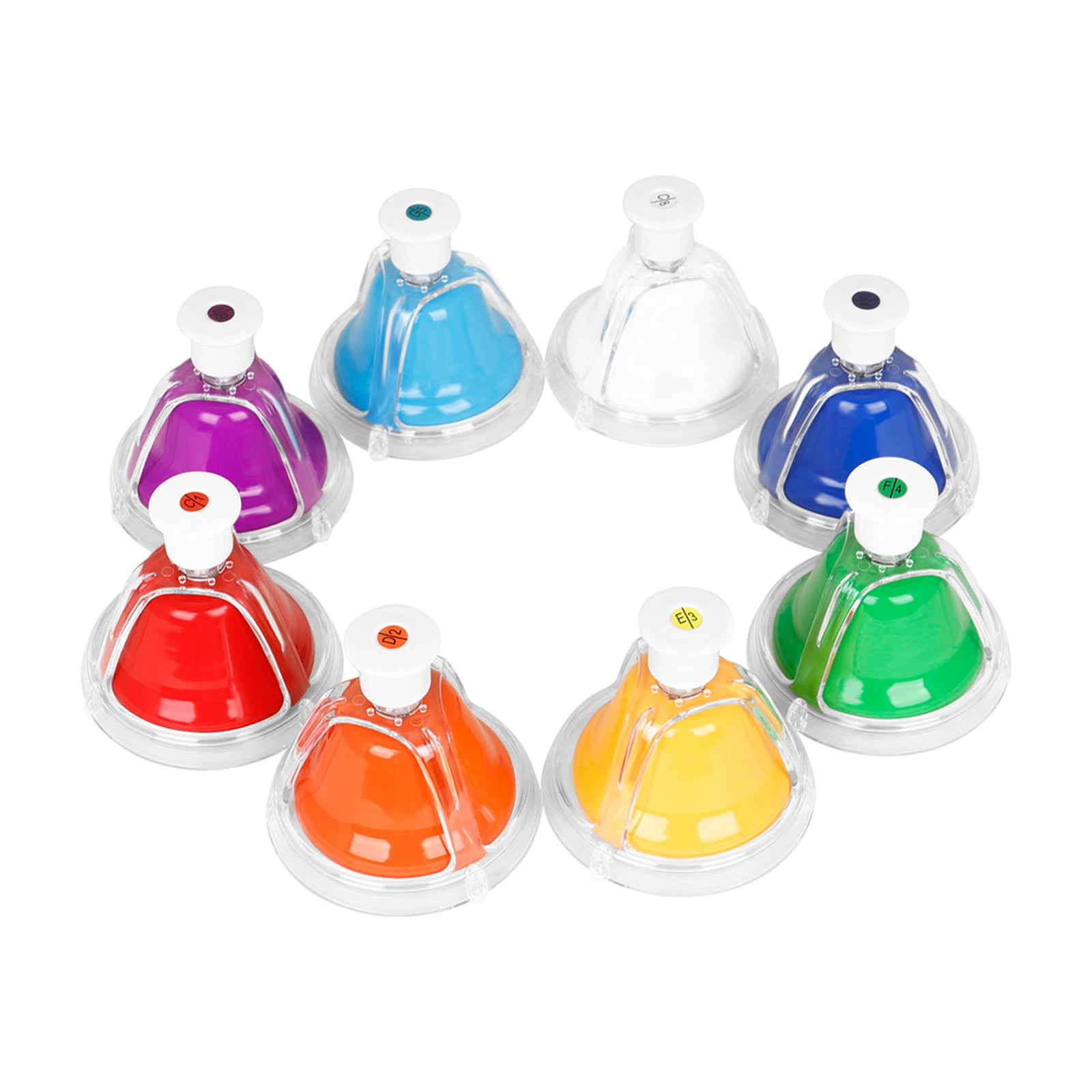 Ladaidra Brown fhgksm 8 Note Handbells Desk Bells Colorful Hand Bells ...
