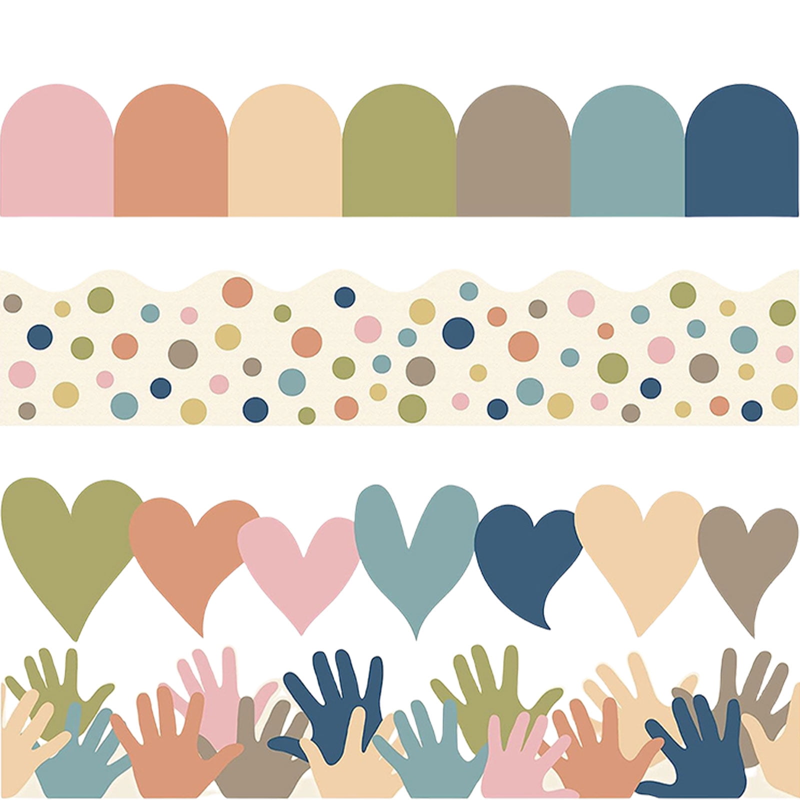 Ladaidra Brown fhgksm 80Pcs Bulletin Board Border for Classroom ...