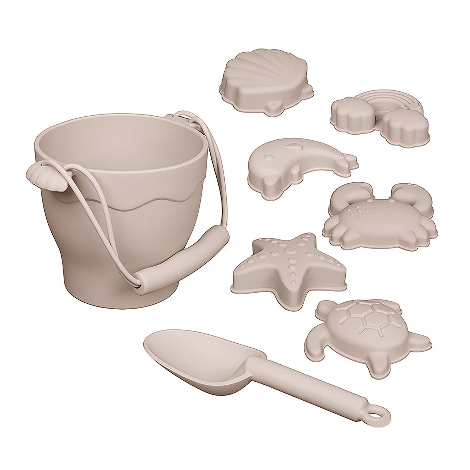 Ladaidra Brown fhgksm 8pcs Sand Bucket Seaside Toy Set Sand Play Water ...