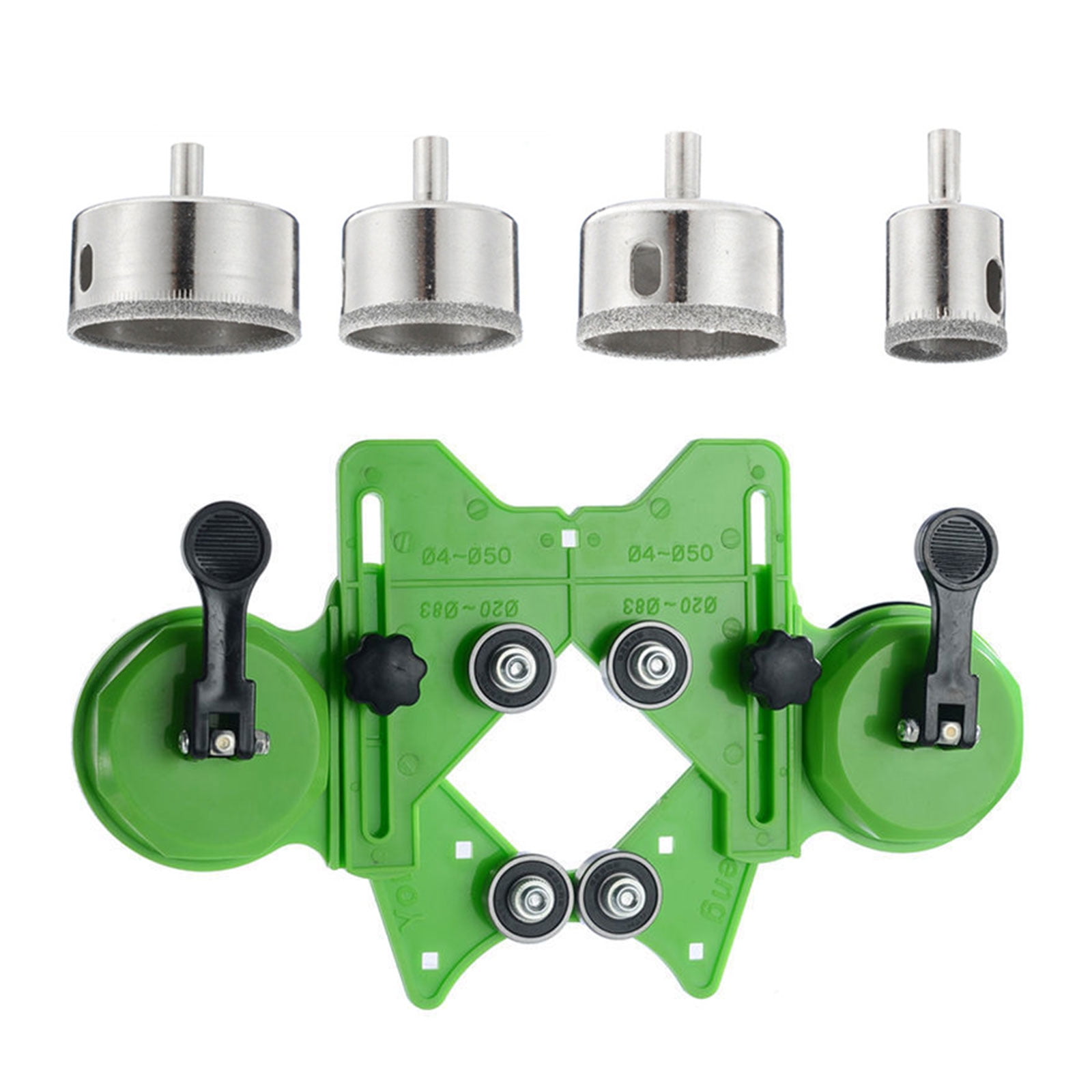 Ladaidra Brown fhgksm Adjustable Tile Hole Cutter Jigs Fixture Punching ...