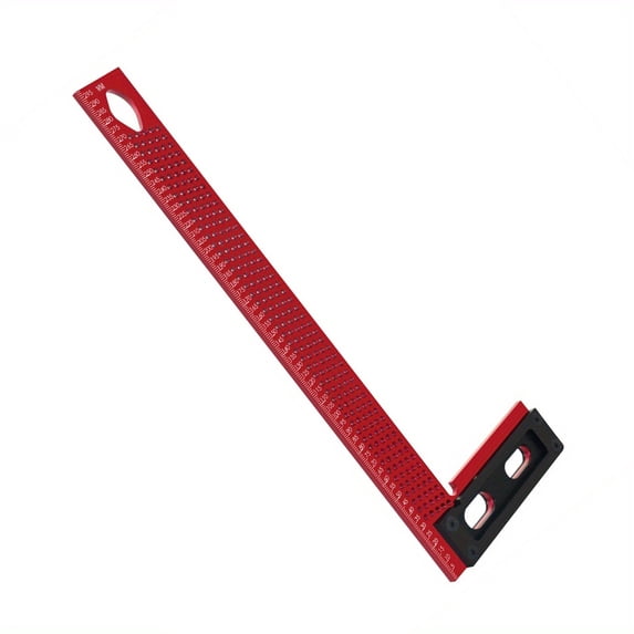 Ladaidra Brown fhgksm Aluminum Framing Square L Type Hole Ruler for ...