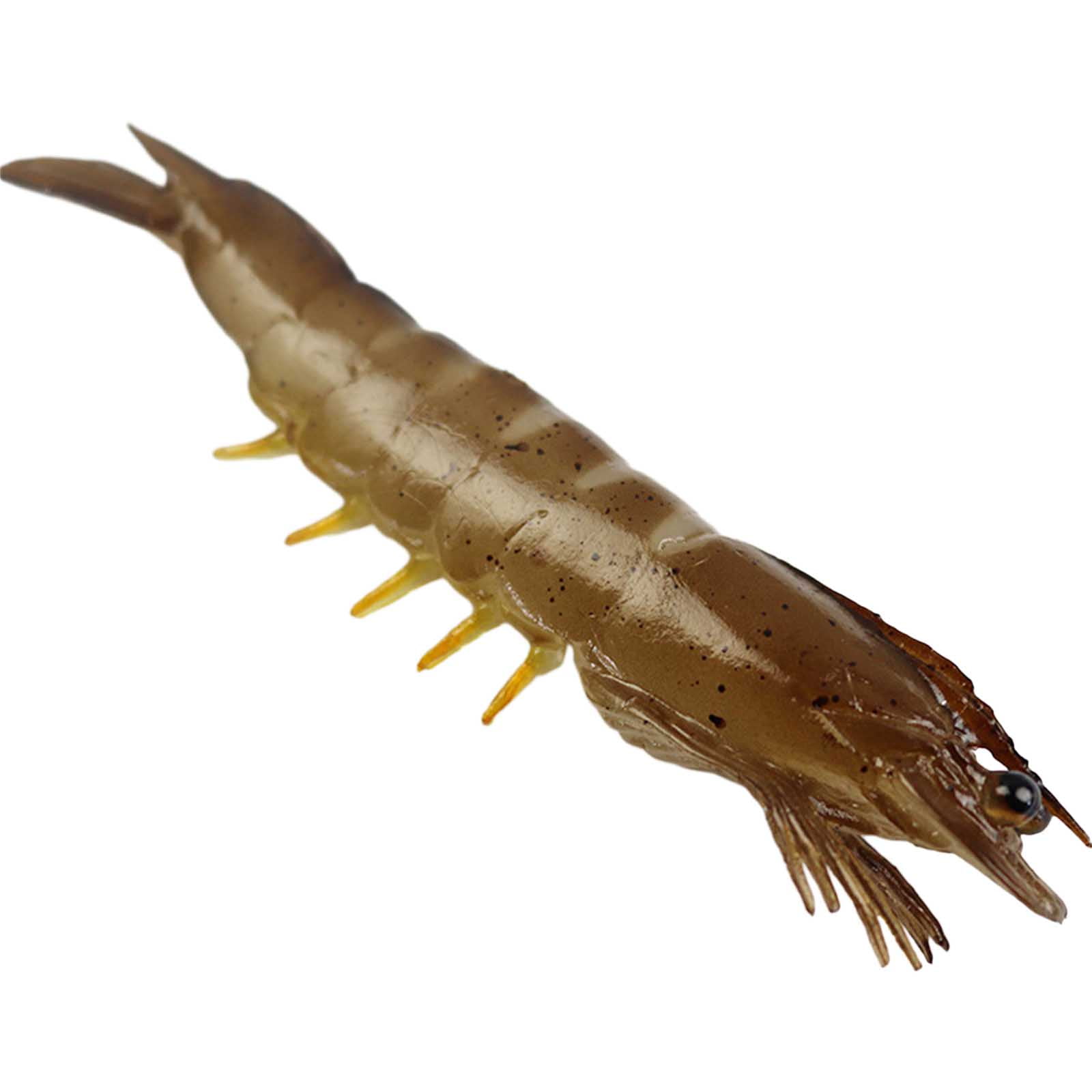 Ladaidra Brown fhgksm Artificial Shrimp Realistic Prawns Fake Shrimp ...