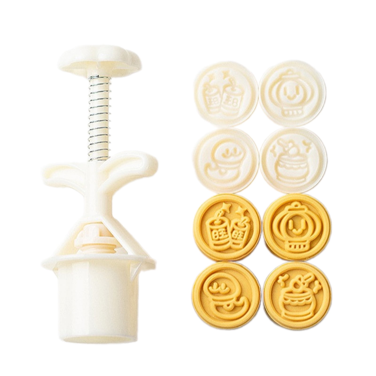 Ladaidra Brown fhgksm Baking Cookie and Dessert Molds Set Food Safe ...