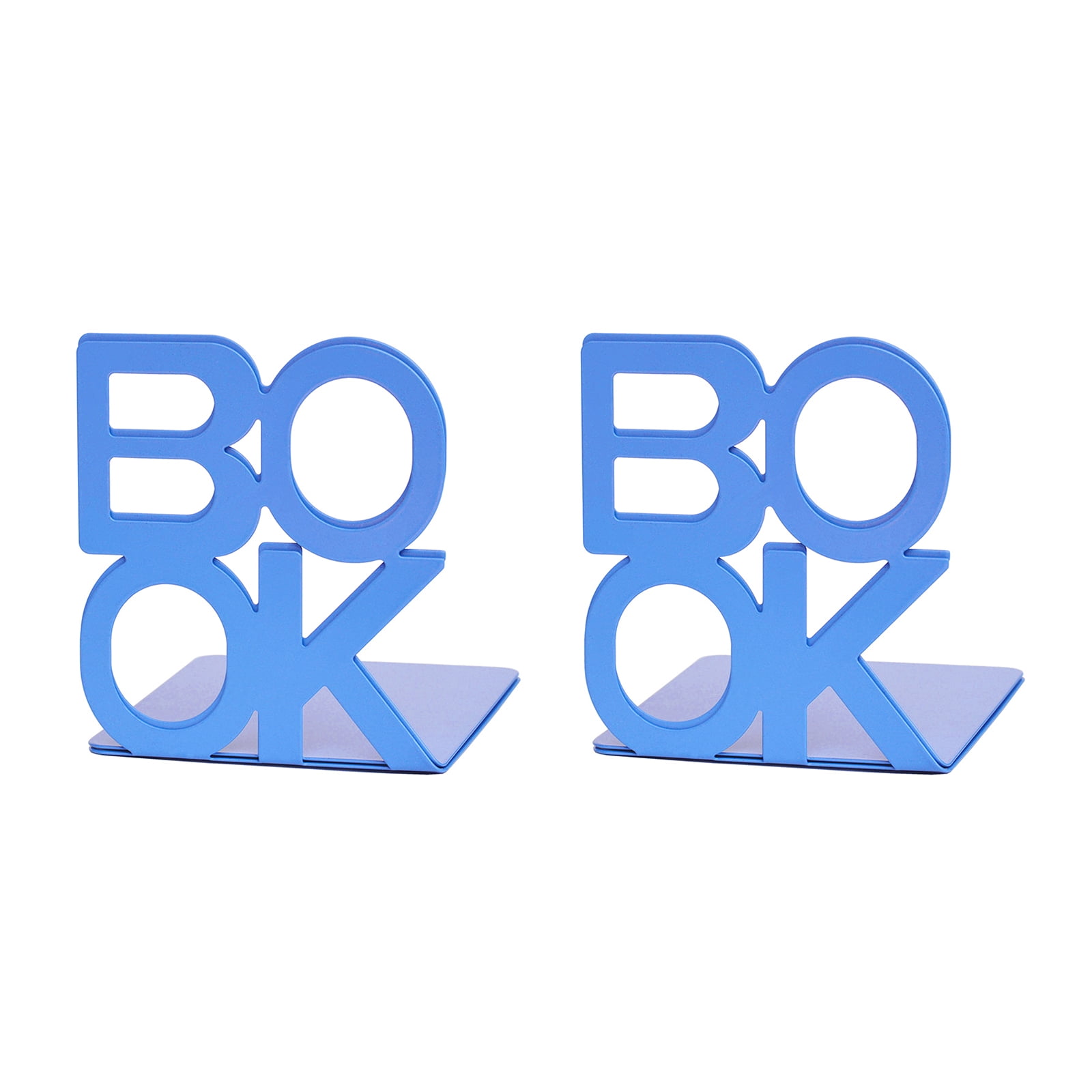 Ladaidra Brown fhgksm Bookends Non-skid Metal Bookends Books Holder ...