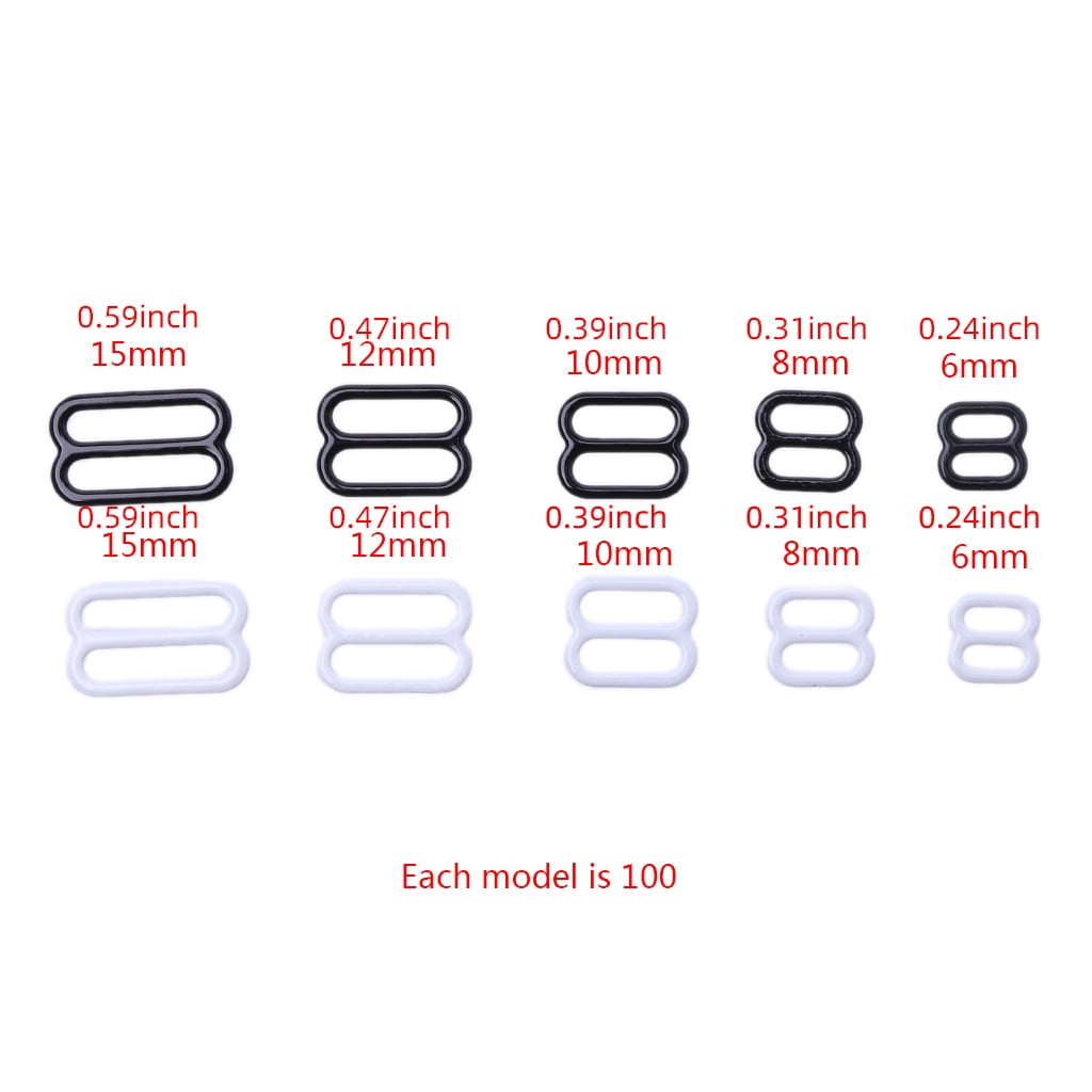 Ladaidra Brown fhgksm Bra Adjustable Buckles 100pcs Metal Lingerie ...