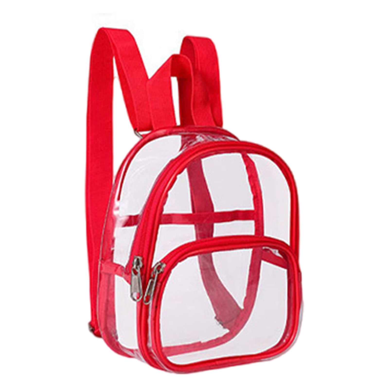 Ladaidra Brown fhgksm Clear Backpack PVC Backpack See Through Backpack ...