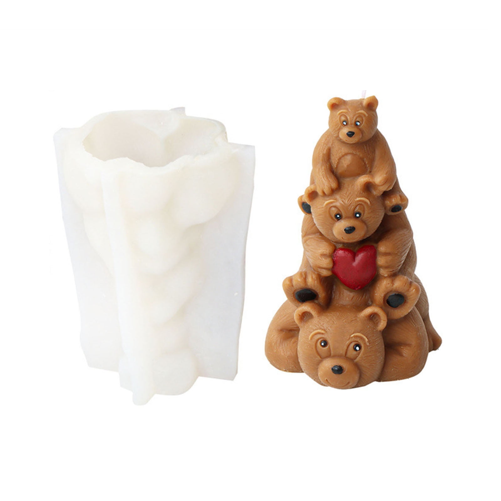 Ladaidra Brown fhgksm Cylinder Candle Molds Silicone Mold for Candle ...