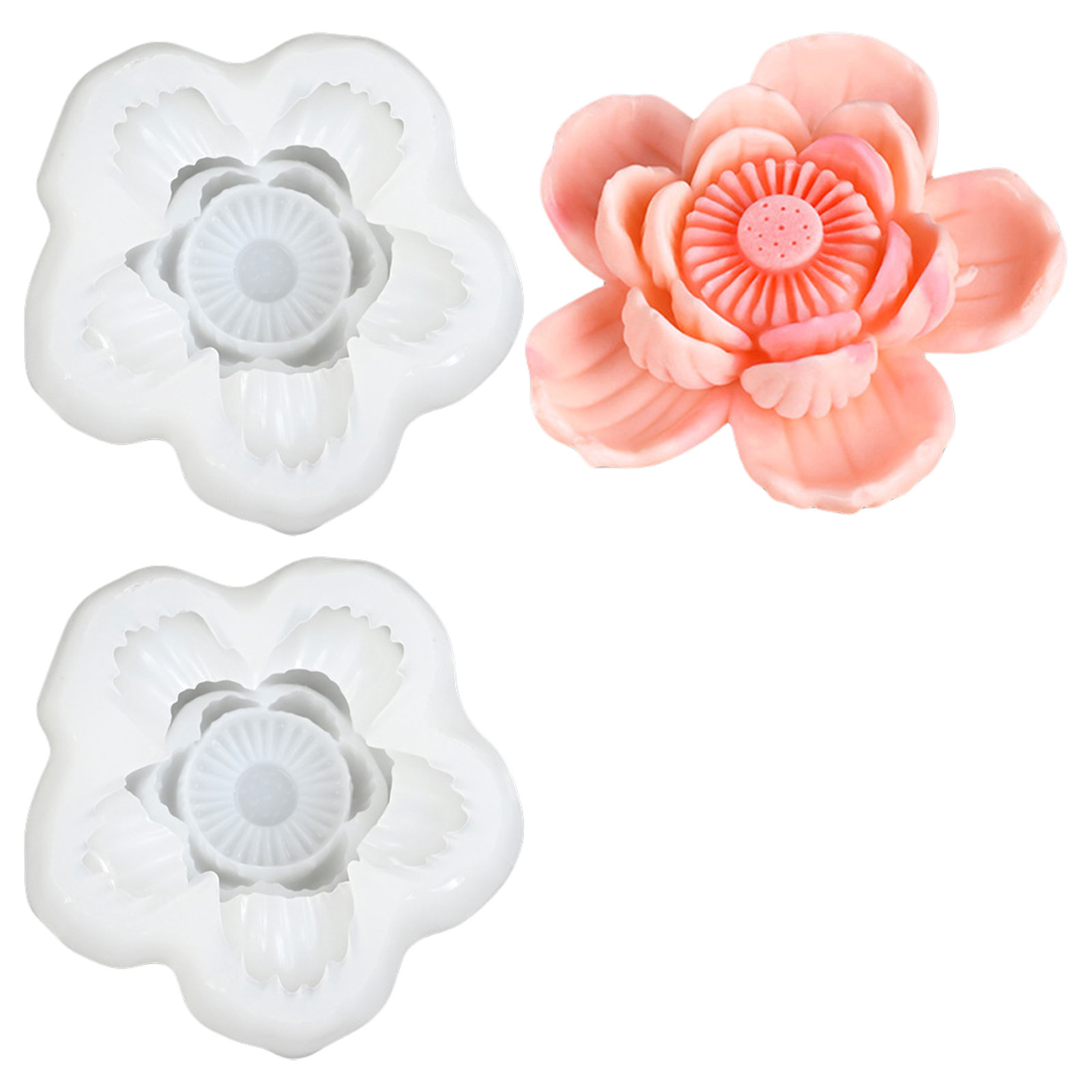 Ladaidra Brown fhgksm Easy to Use Flower Cake Molds Elegant Flower ...