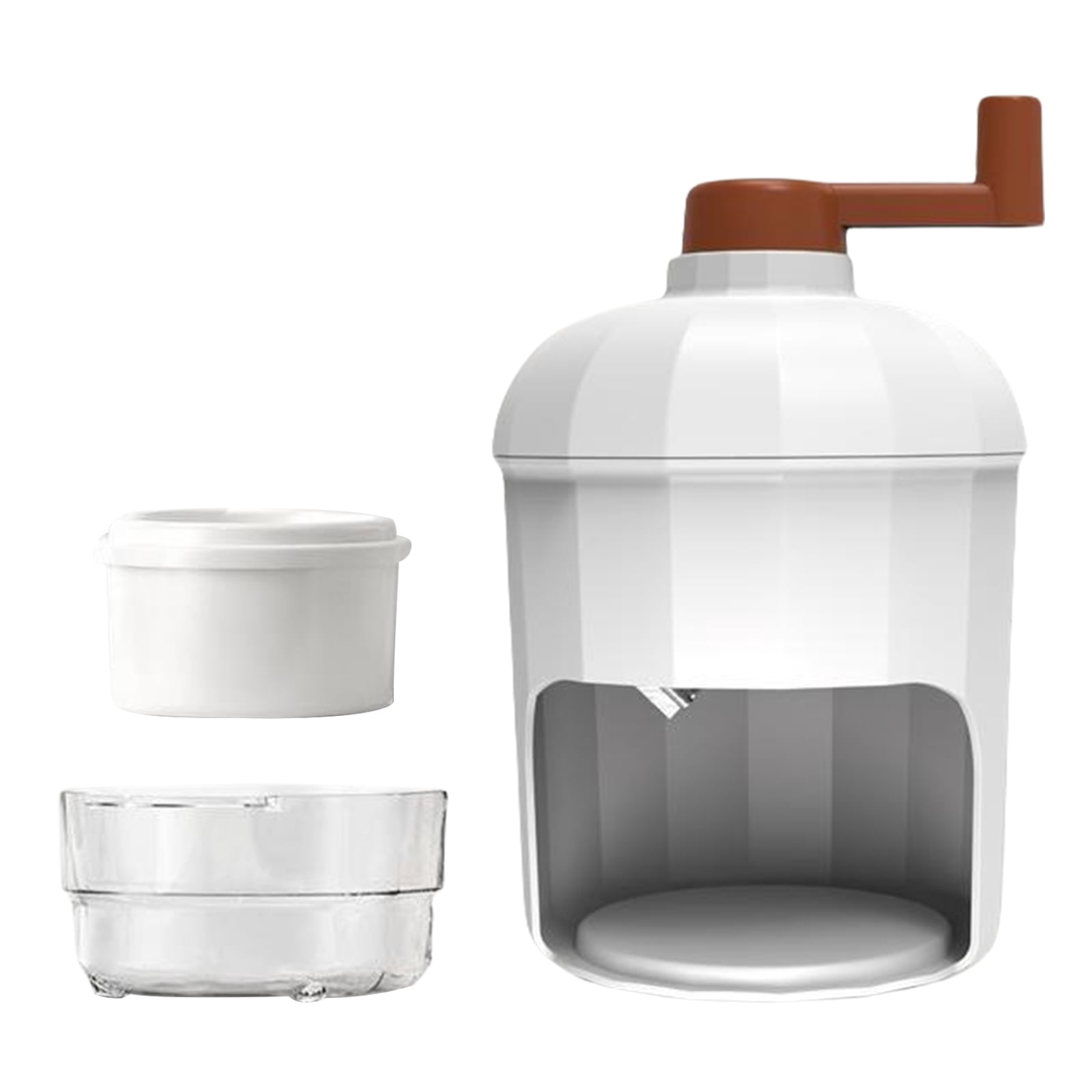 Ladaidra Brown fhgksm Effective Ice Crusher Portable Snow Cone Maker ...