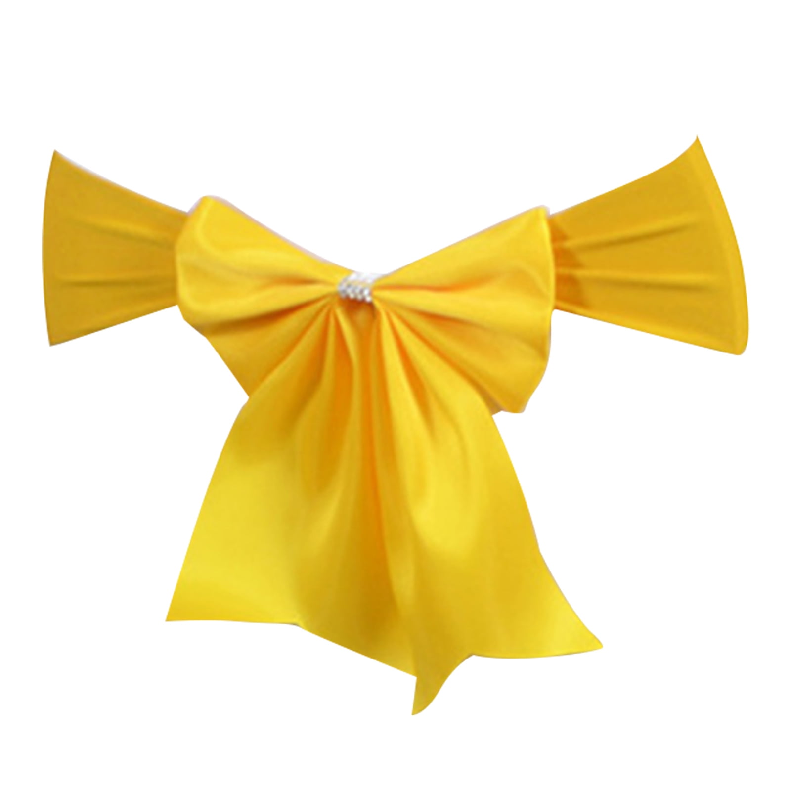 Ladaidra Brown fhgksm Elegant Chair Sash Bows Stretch Chair Band ...