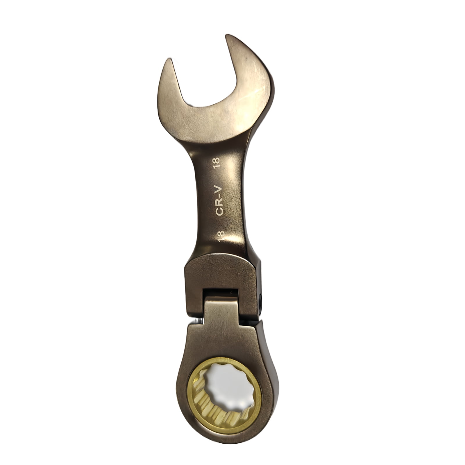 Ladaidra Brown fhgksm Flexible Ratcheting Wrench 8-19mm Spanner Gears ...