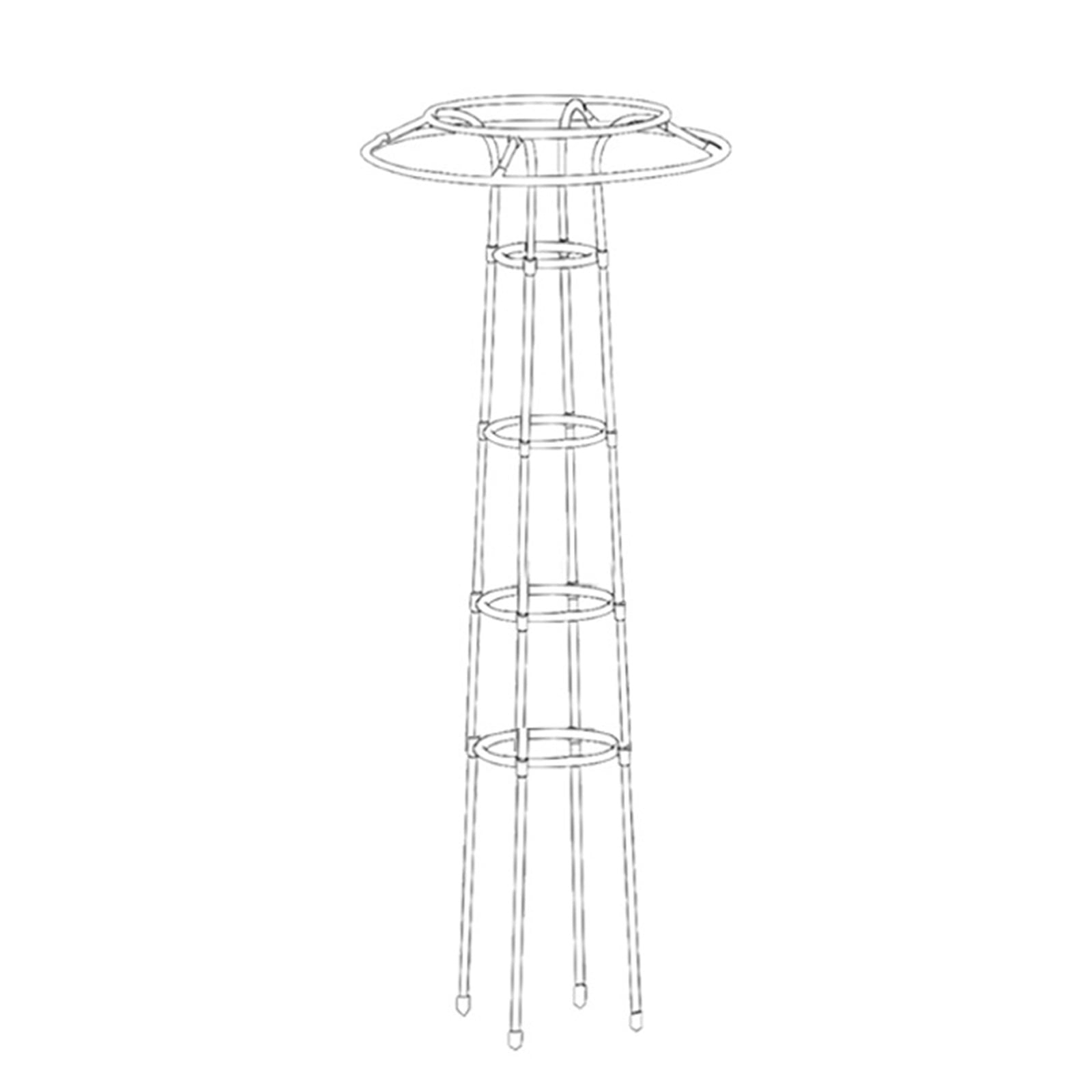 Ladaidra Brown fhgksm Fruit Trellises Metal Garden Climbing Wide ...