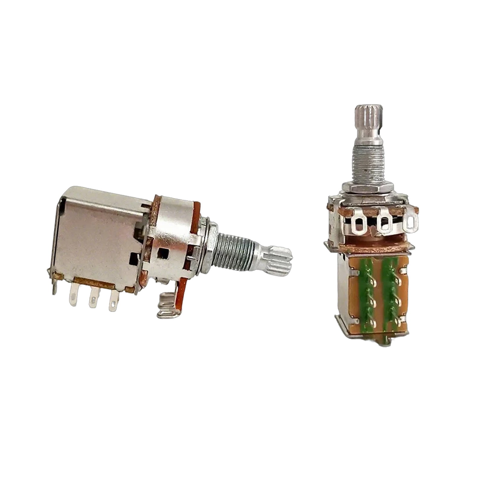 Ladaidra Brown fhgksm Guitar Potentiometers Pots A500K/B500K Long Split ...