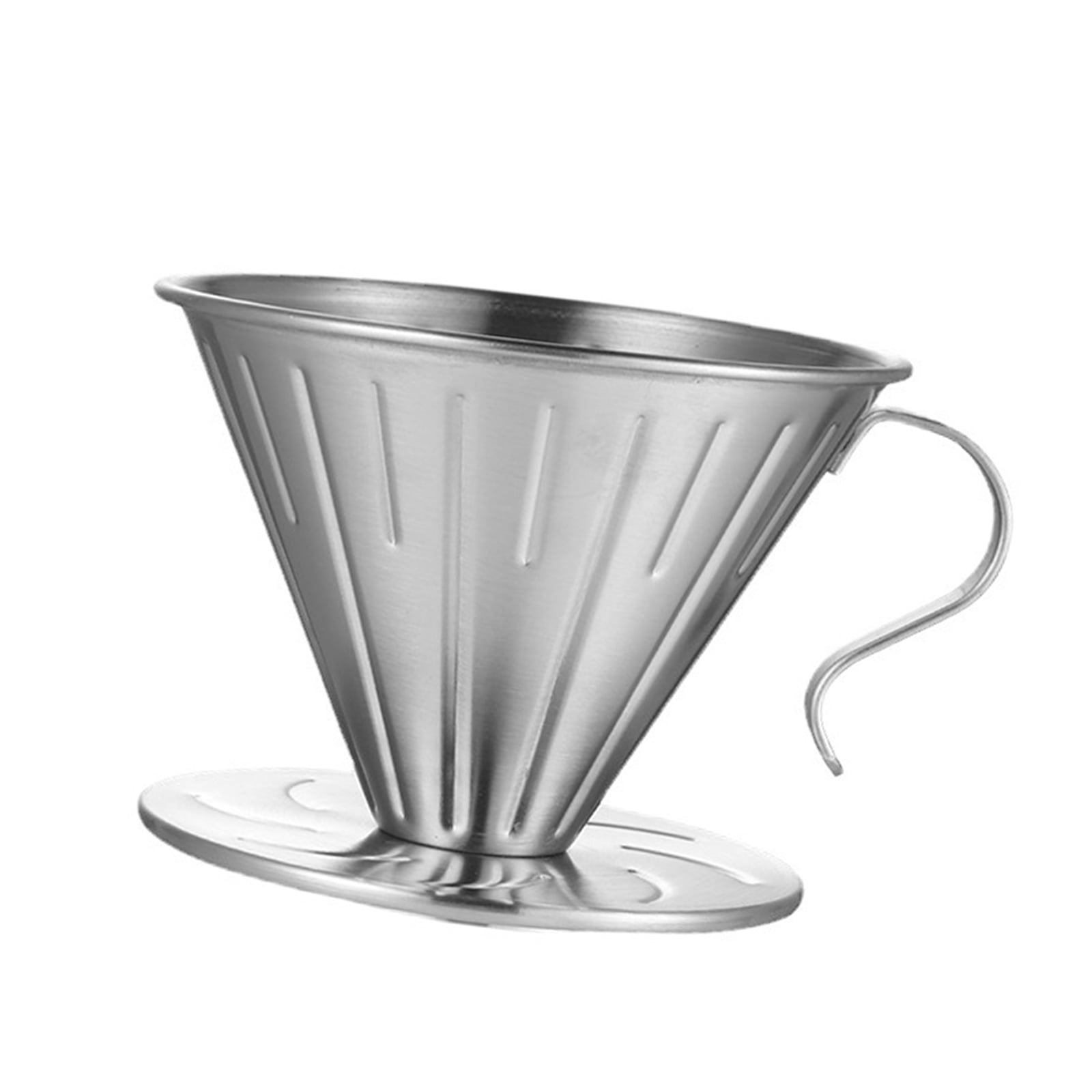 Ladaidra Brown fhgksm Hand Drip Coffee Maker Stainless Steel Filter Cup ...