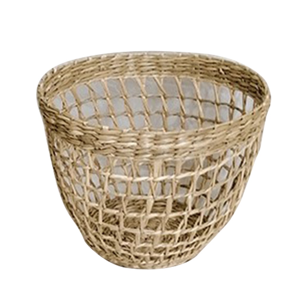 Ladaidra Brown fhgksm Handmade Storage Basket Natural Seaweed Woven ...
