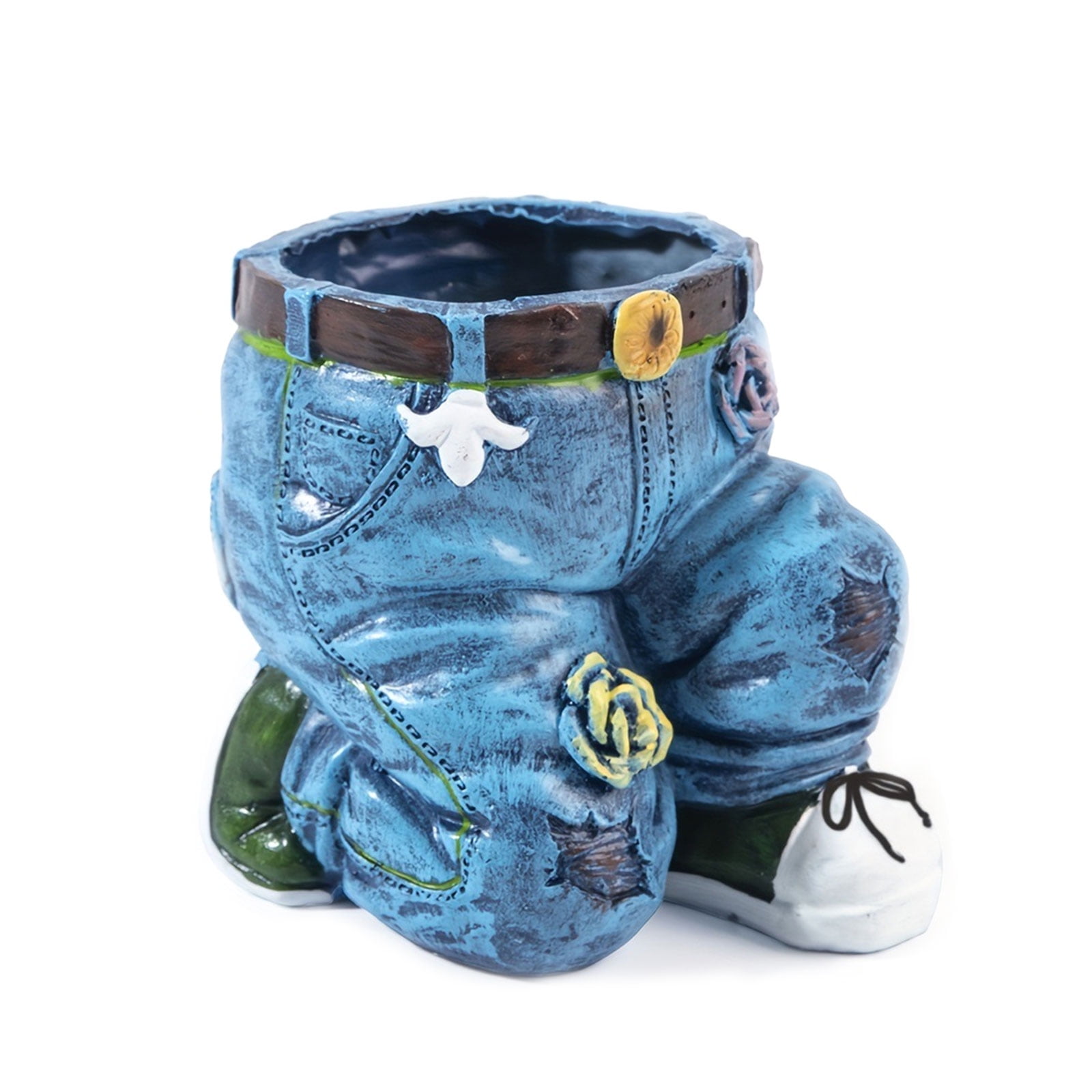 Ladaidra Brown fhgksm Jeans Planter for Flowers Indoor and Outdoor ...
