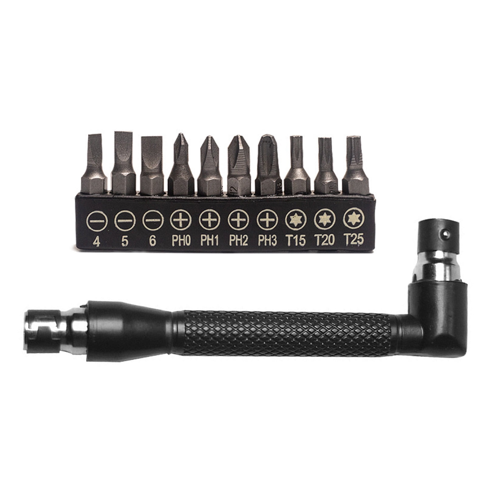 Ladaidra Brown fhgksm L-shaped 1/4 Socket Wrench Hexagonal Screwdriver ...