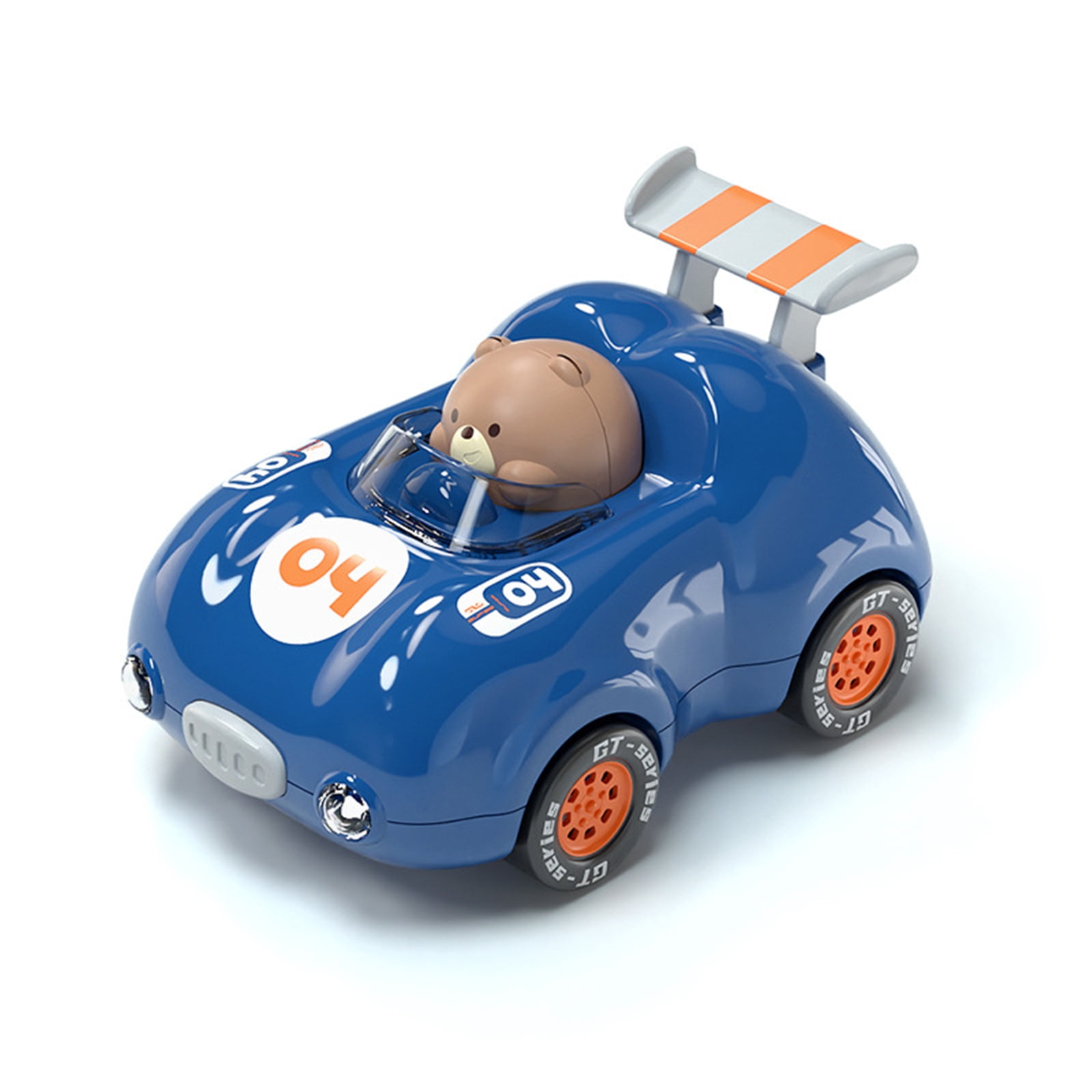 Ladaidra Brown fhgksm Lovely Cartoon Bear Friction Car Toy for Kids ...