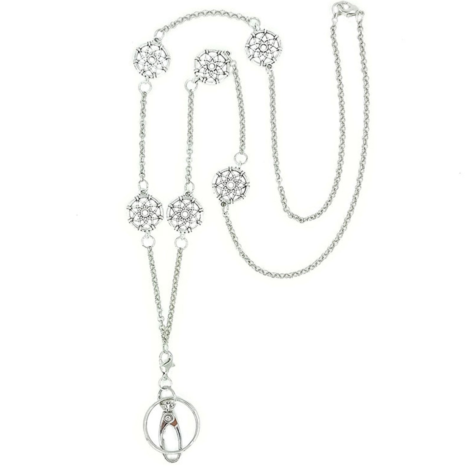 Ladaidra Brown fhgksm Metal Chain Lanyard Necklace for Key and Badge ...