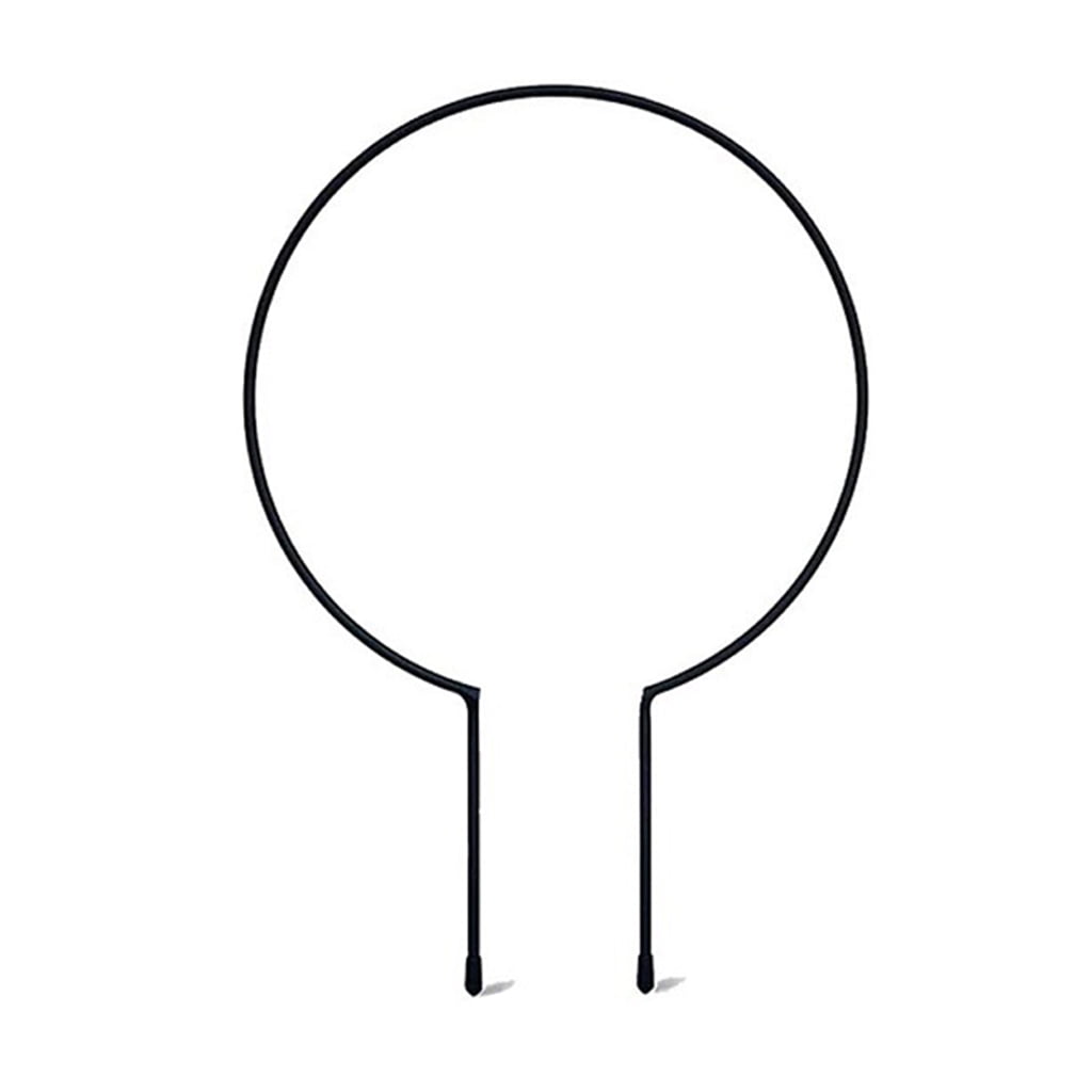 Ladaidra Brown fhgksm Metal Iron Round Heart Shaped Garden Plant Stake ...