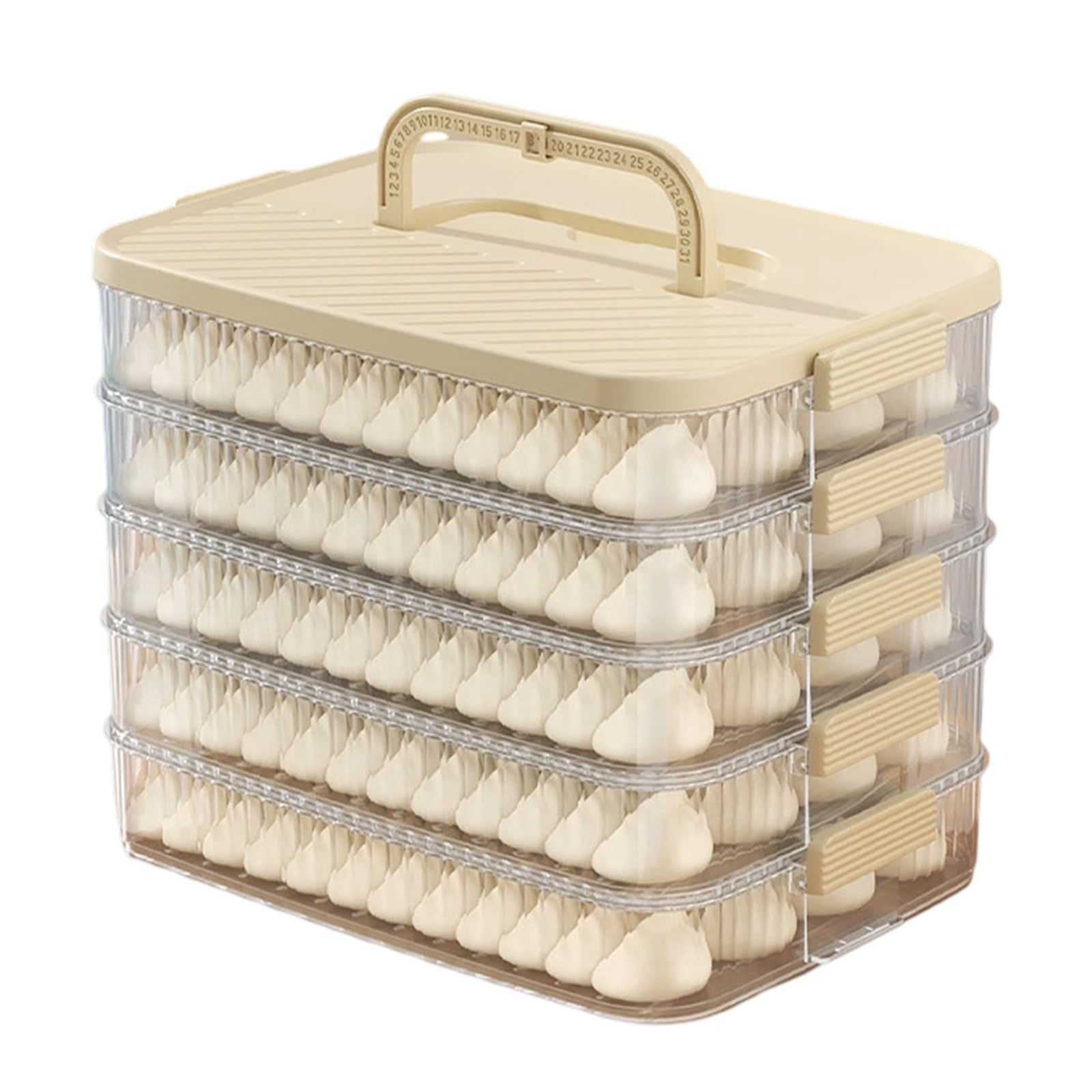 Ladaidra Brown fhgksm Multi Layer Food Storage Box Stackable Dessert ...