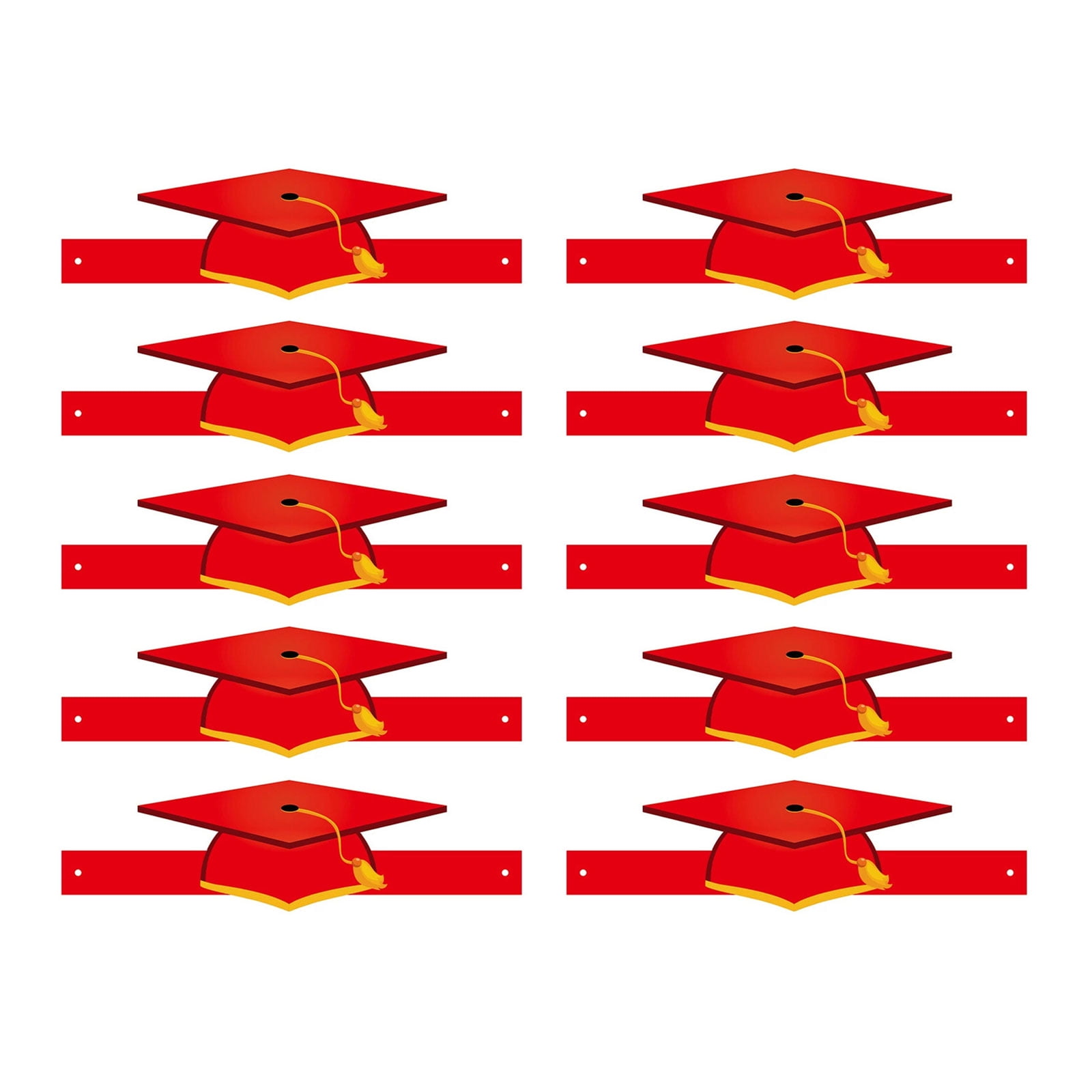 Ladaidra Brown fhgksm Pack Of 10 Graduation Paper Crowns with Tassels ...