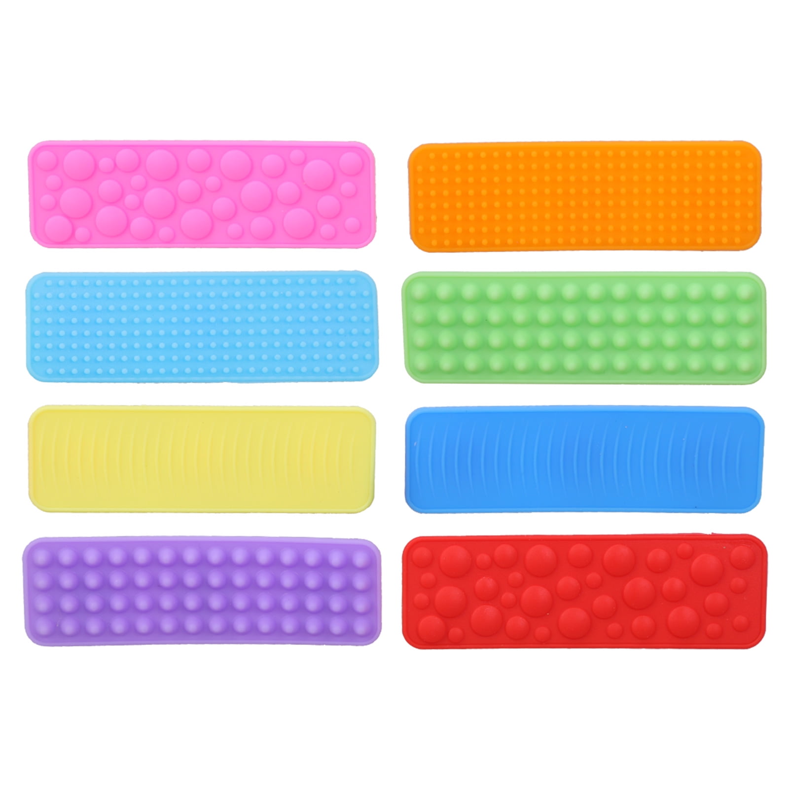 Ladaidra Brown fhgksm Pack Of 8 Textured Sensory Pad Toy for Children ...