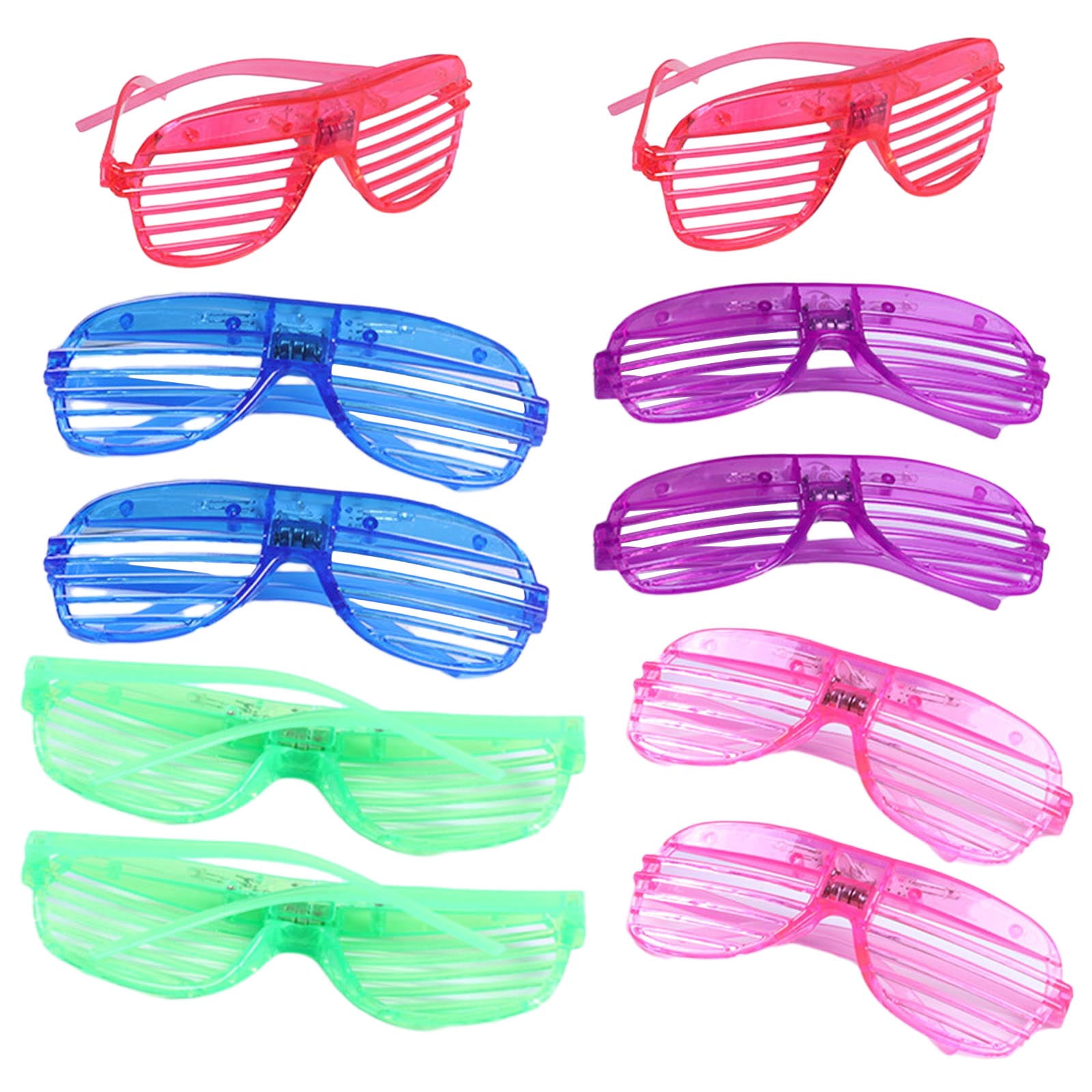 Ladaidra Brown fhgksm Pack of 10pcs Light Up Glasses Window Shutter ...