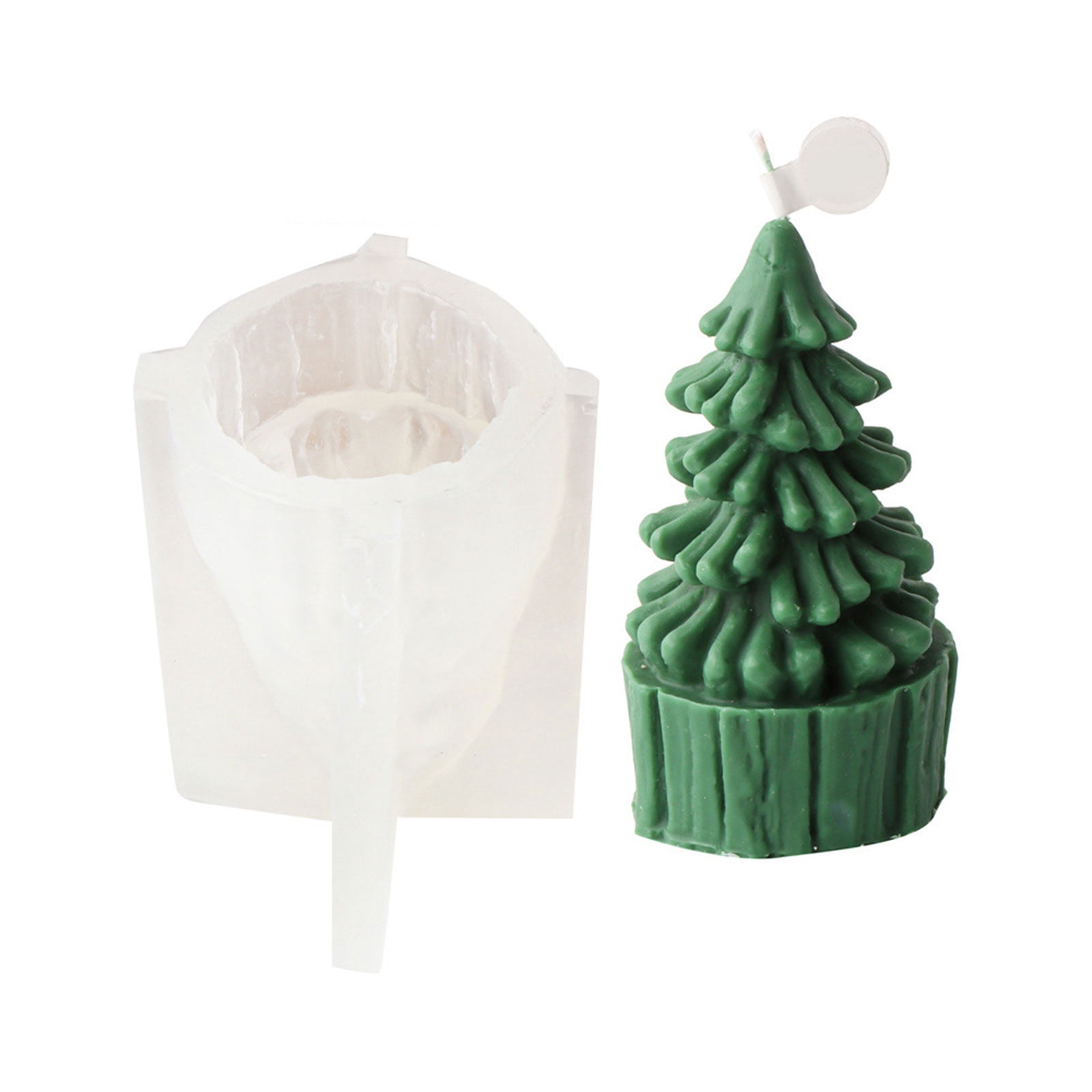 Ladaidra Brown fhgksm Pine Cone Candle Molds Christmas Tree Silicone ...