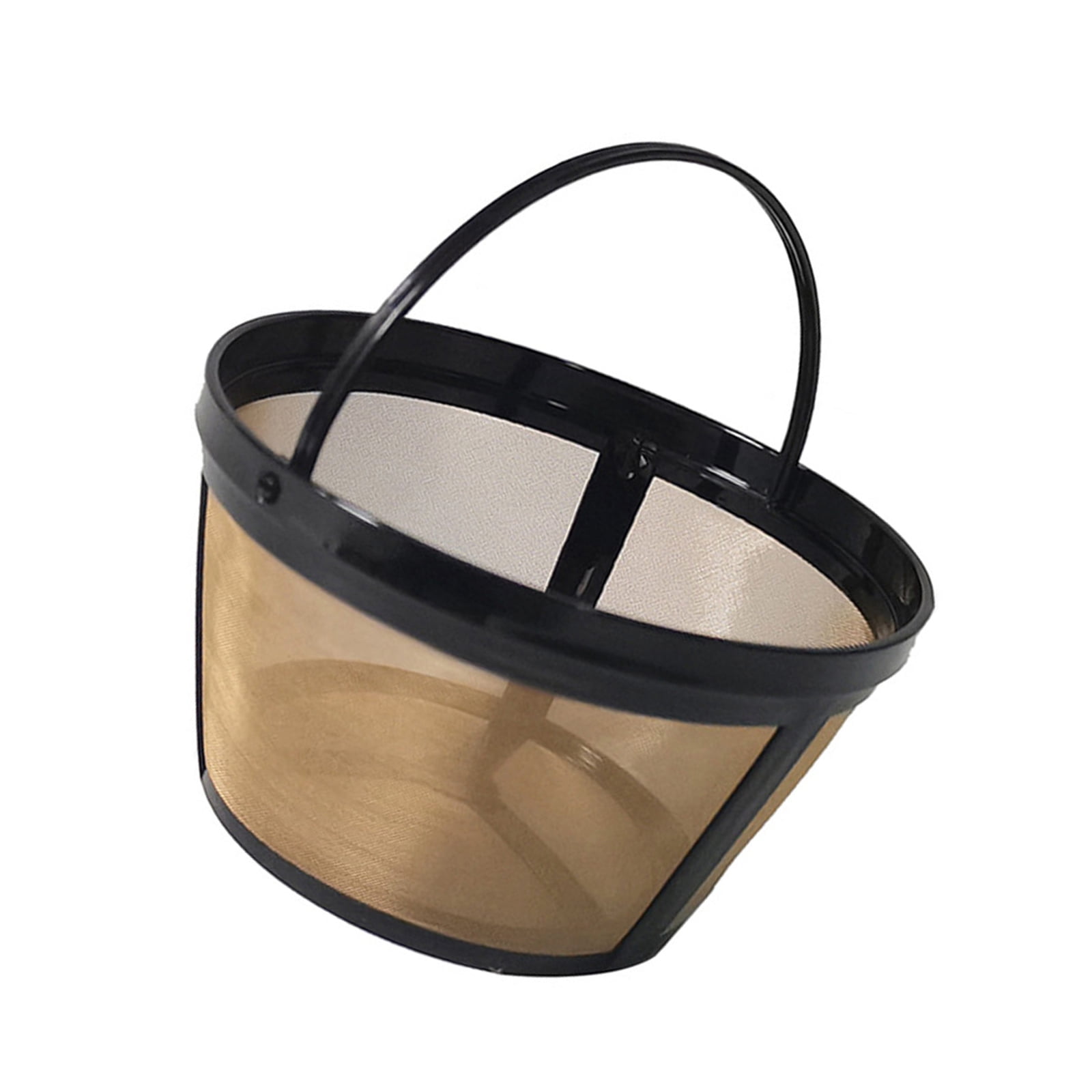 Ladaidra Brown fhgksm Practical Golden Tone Coffee Filter Sturdy Coffee ...
