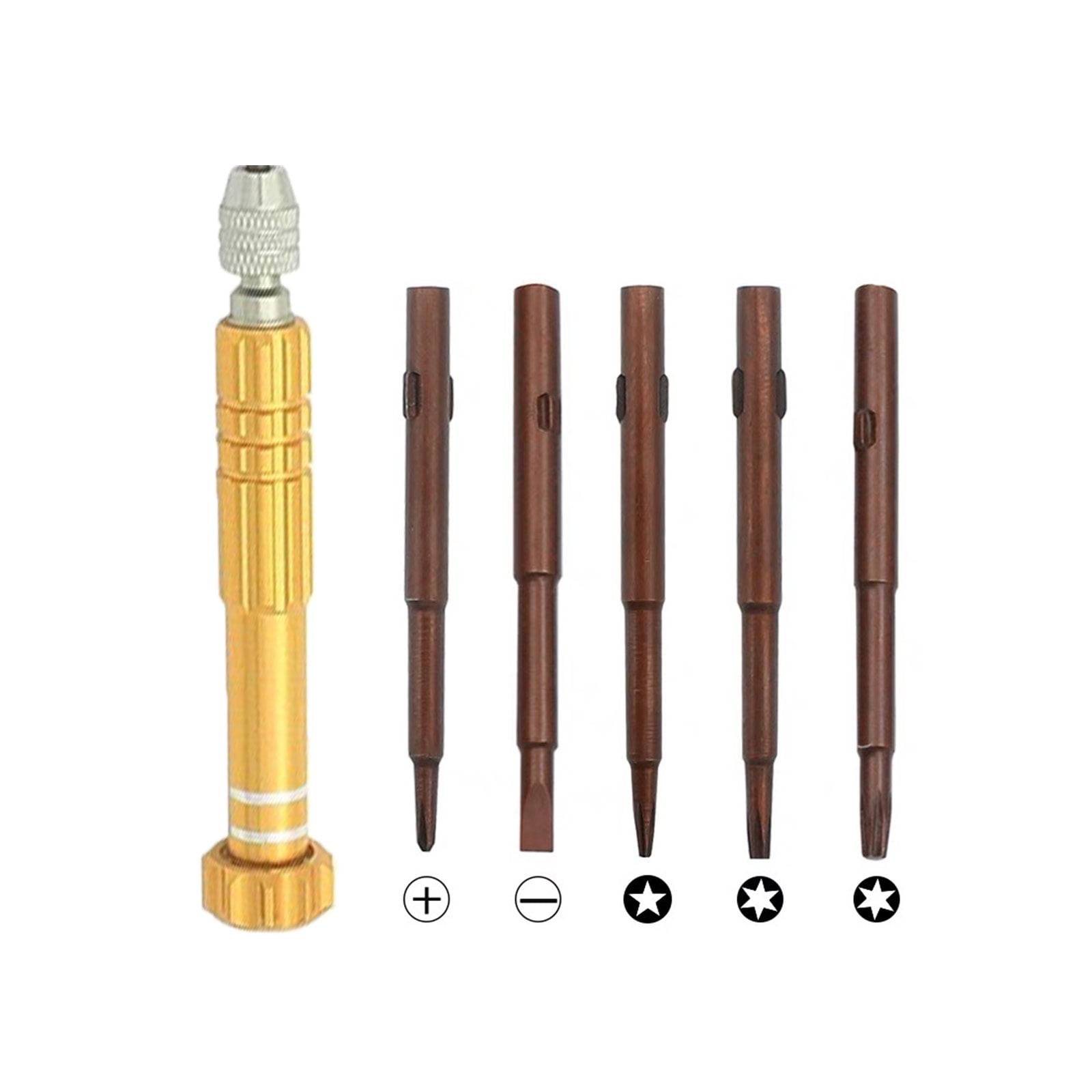 Ladaidra Brown fhgksm Precisions Screwdriver Tool Kits 5 in 1 Miniature ...