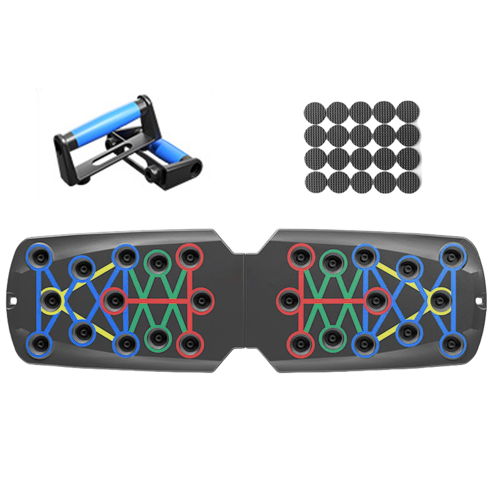 Ladaidra Brown fhgksm Push Up Boards Multifunctional Foldable Fitness ...