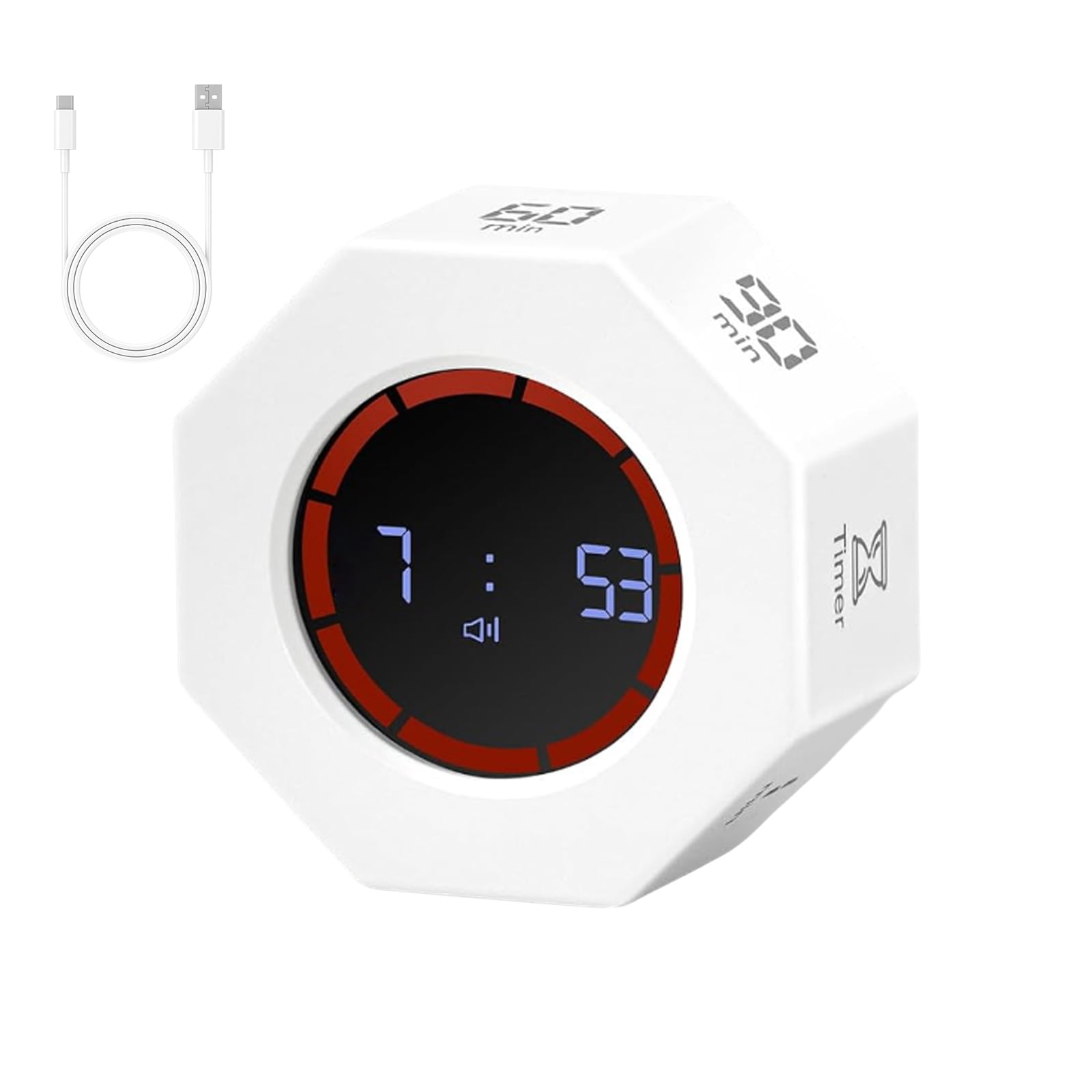 Ladaidra Brown fhgksm Rechargeable Digital Timer Quiet Operations ...