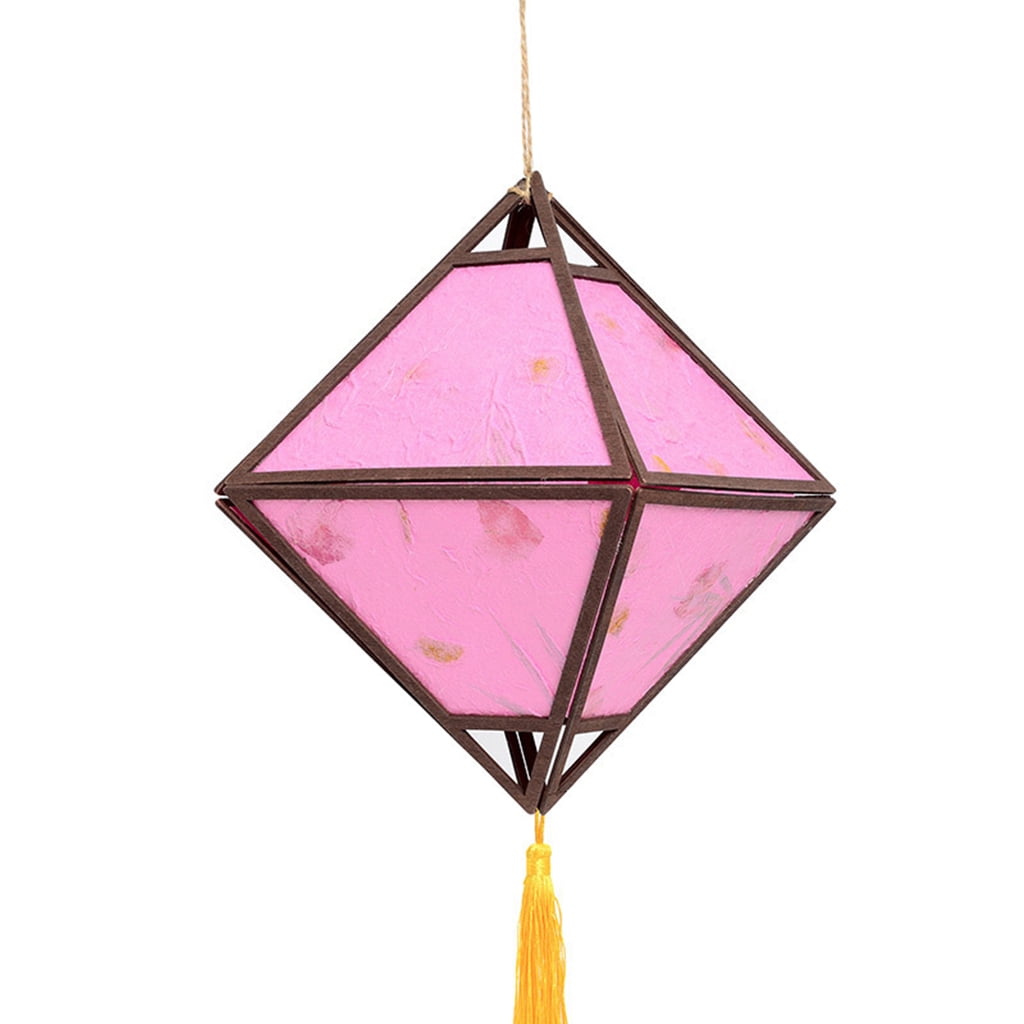 Ladaidra Brown fhgksm Rhombus Portable with Lamp for Chinese Spring Mid ...