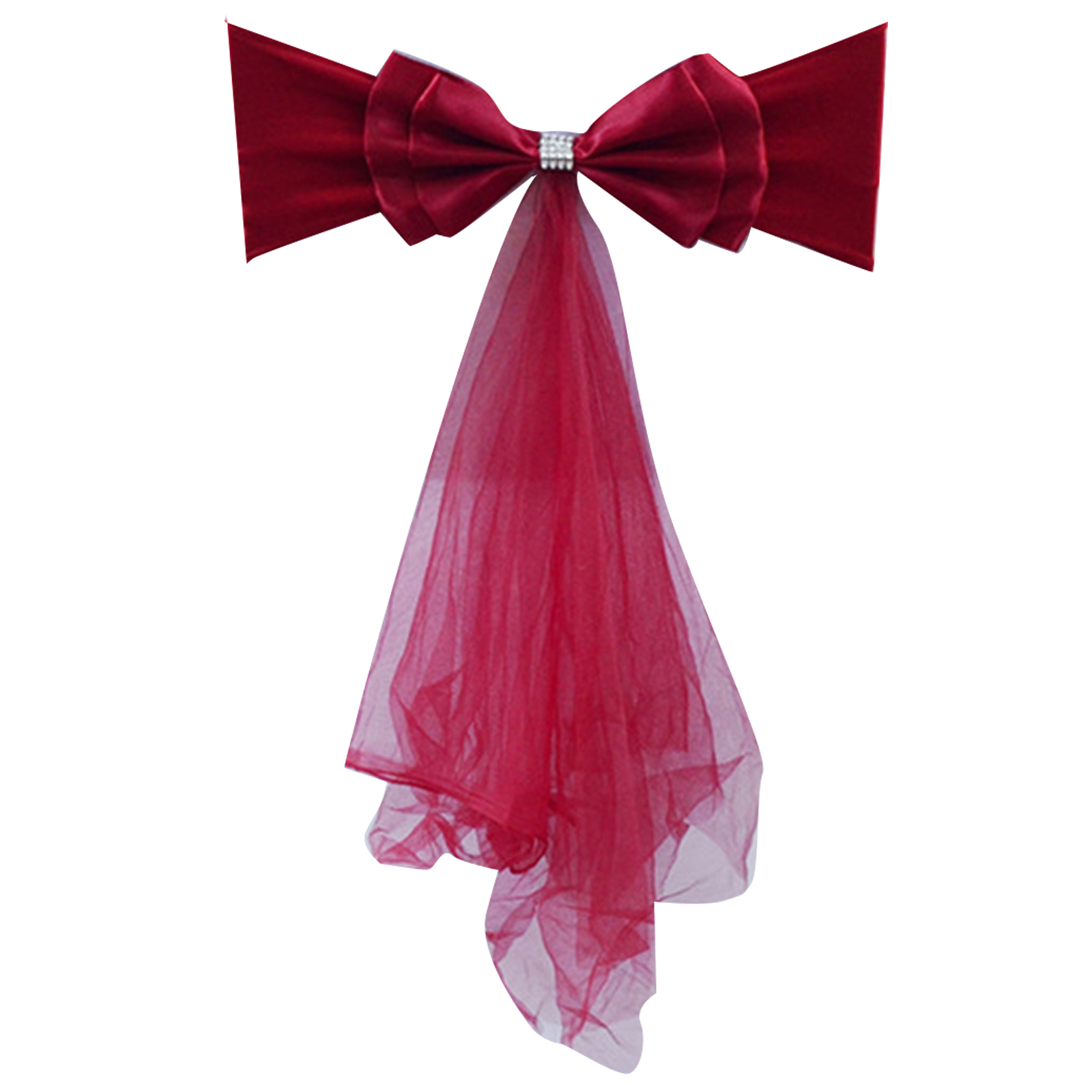 Ladaidra Brown fhgksm Satins Chair Sashes Chair Satins Tie for Wedding ...