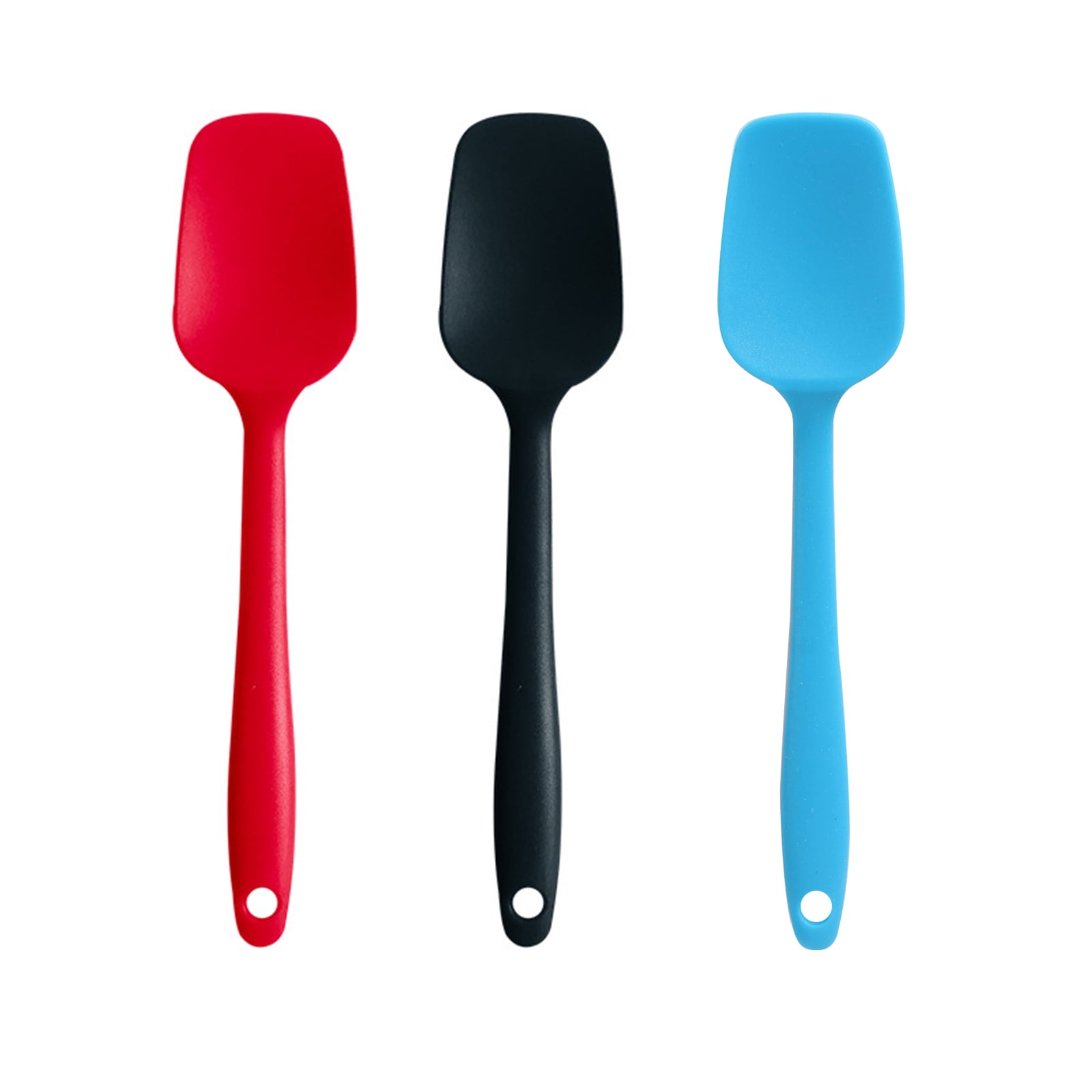 Ladaidra Brown fhgksm Set of 3 Small Spatulas Rubber Kitchen Utensils ...