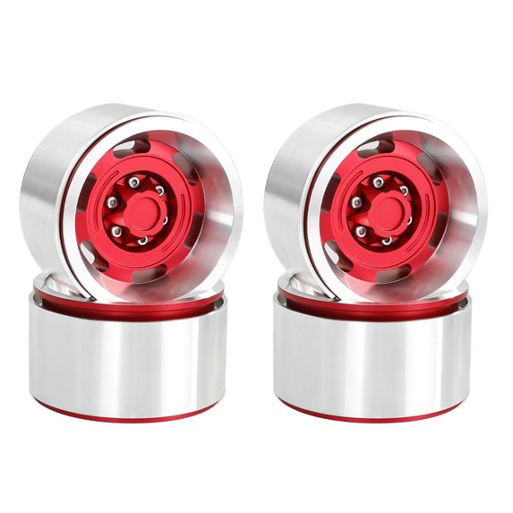 Ladaidra Brown fhgksm Set of 4 Remote Control Wheel Rims Metal Wheel ...