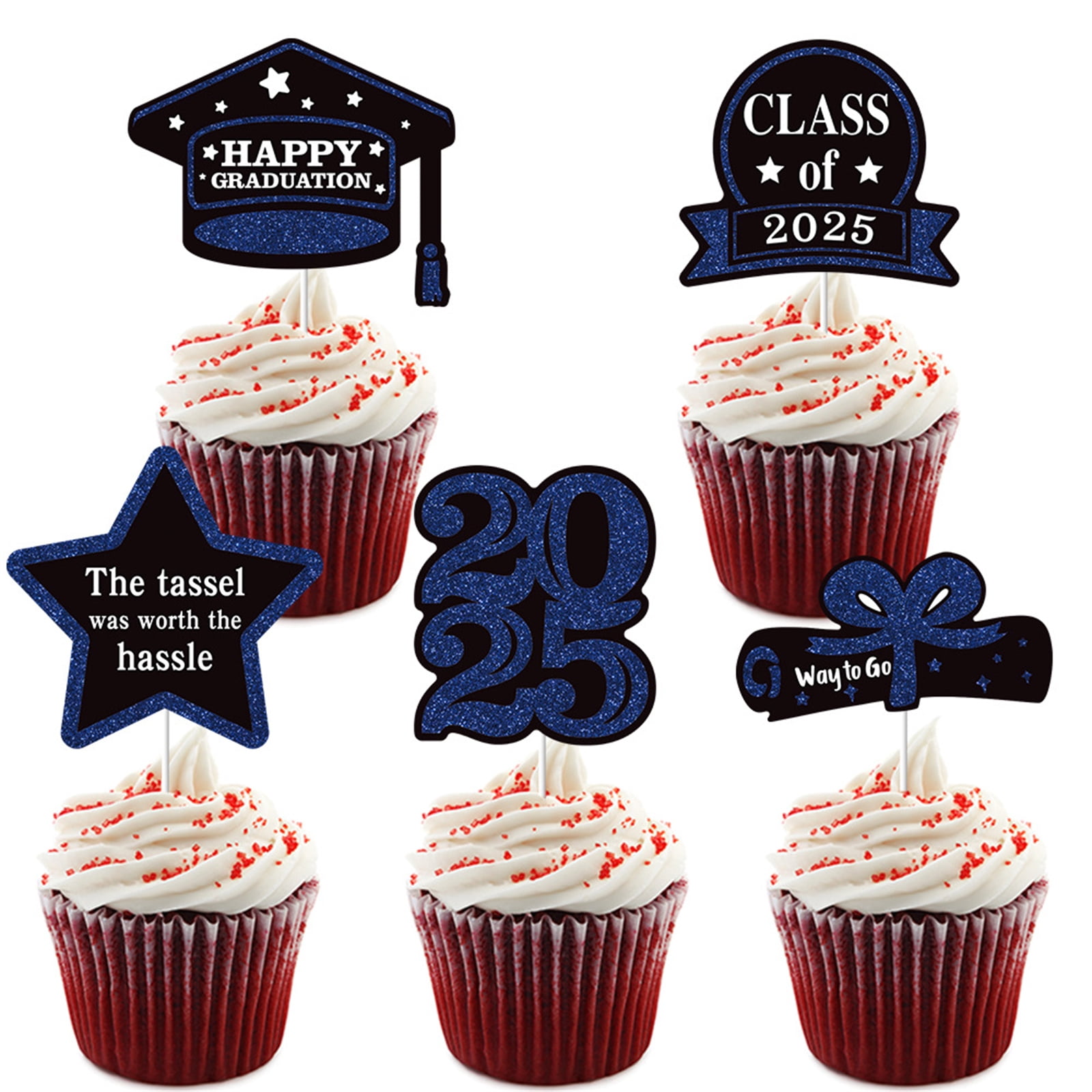 Ladaidra Brown fhgksm Set of 5 Cake Decoration Set Graduation Cake ...