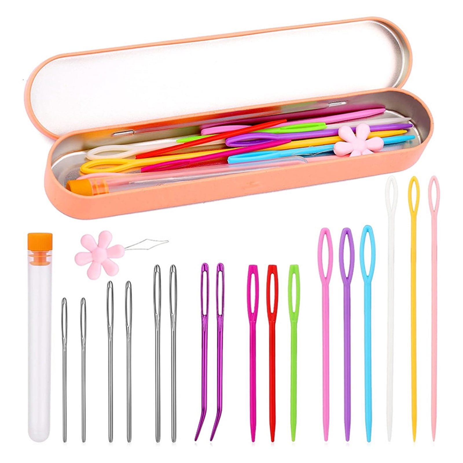 Ladaidra Brown fhgksm Sewing Needle Set, Metal Sewing Knitting Needle ...
