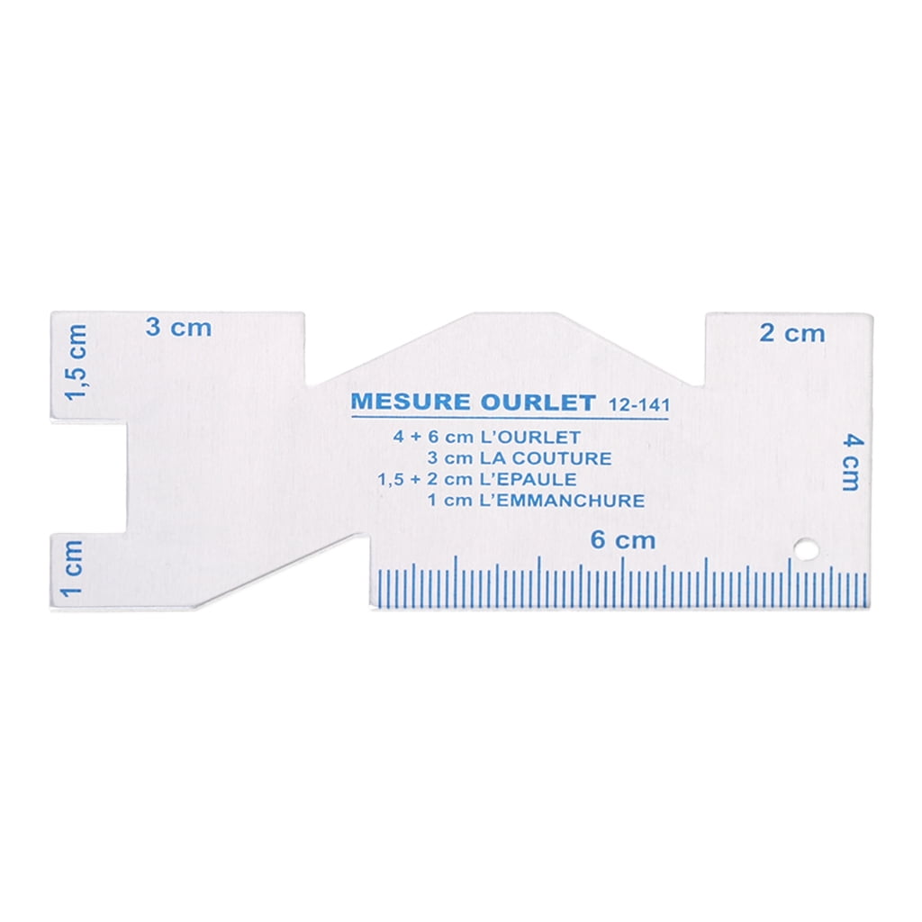 Ladaidra Brown fhgksm Sewing Ruler Blue Small Words Patchwork Quilting ...