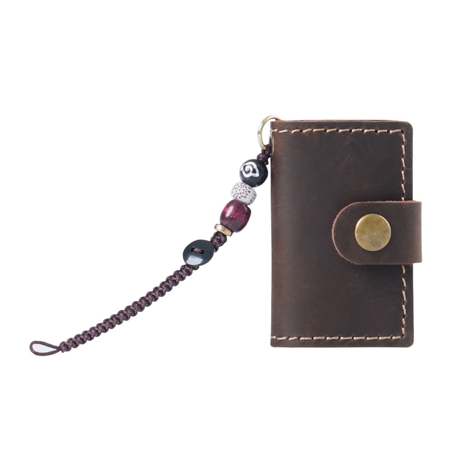 Ladaidra Brown fhgksm Small Leather Notebook 2.4x1.57Inch Pocket ...