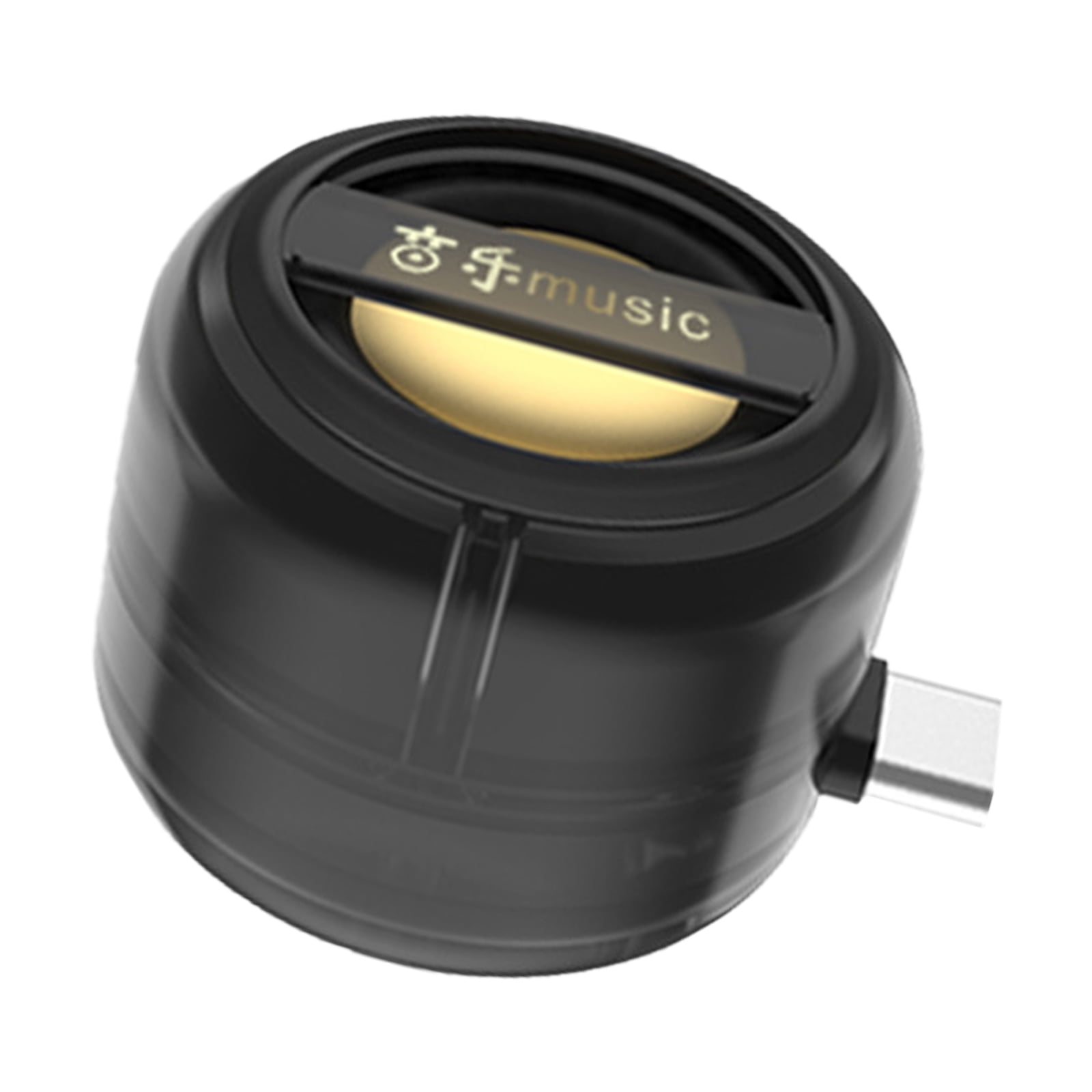 Ladaidra Brown fhgksm Small Woofer Type C Music Player External Sunbwoofer Build-in 3.7V 250mAh ...