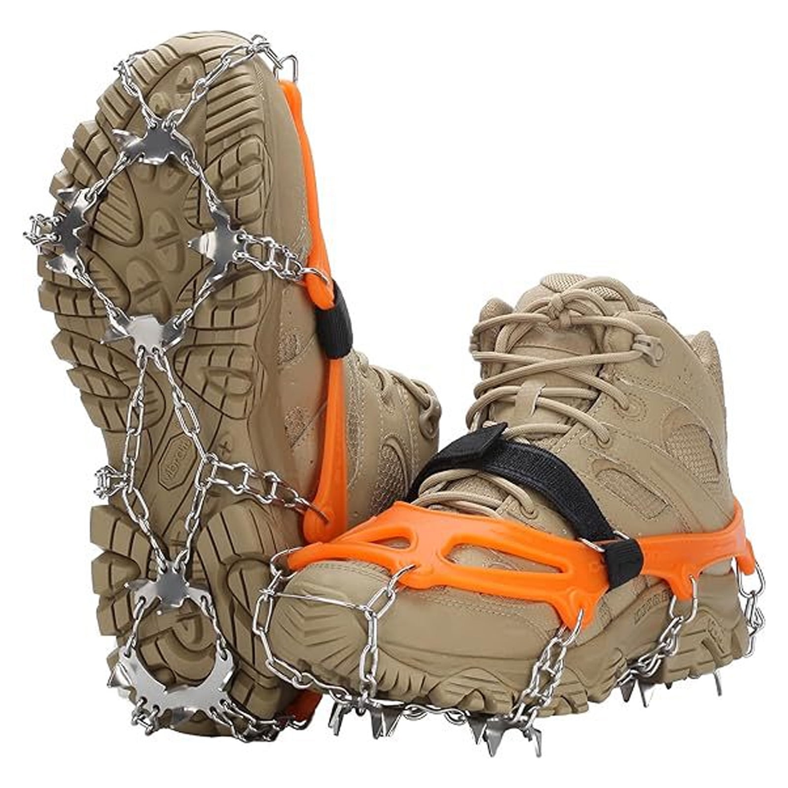 Ladaidra Brown fhgksm Stainless Steels Ice Grippers Spikes Outdoor 18/ ...